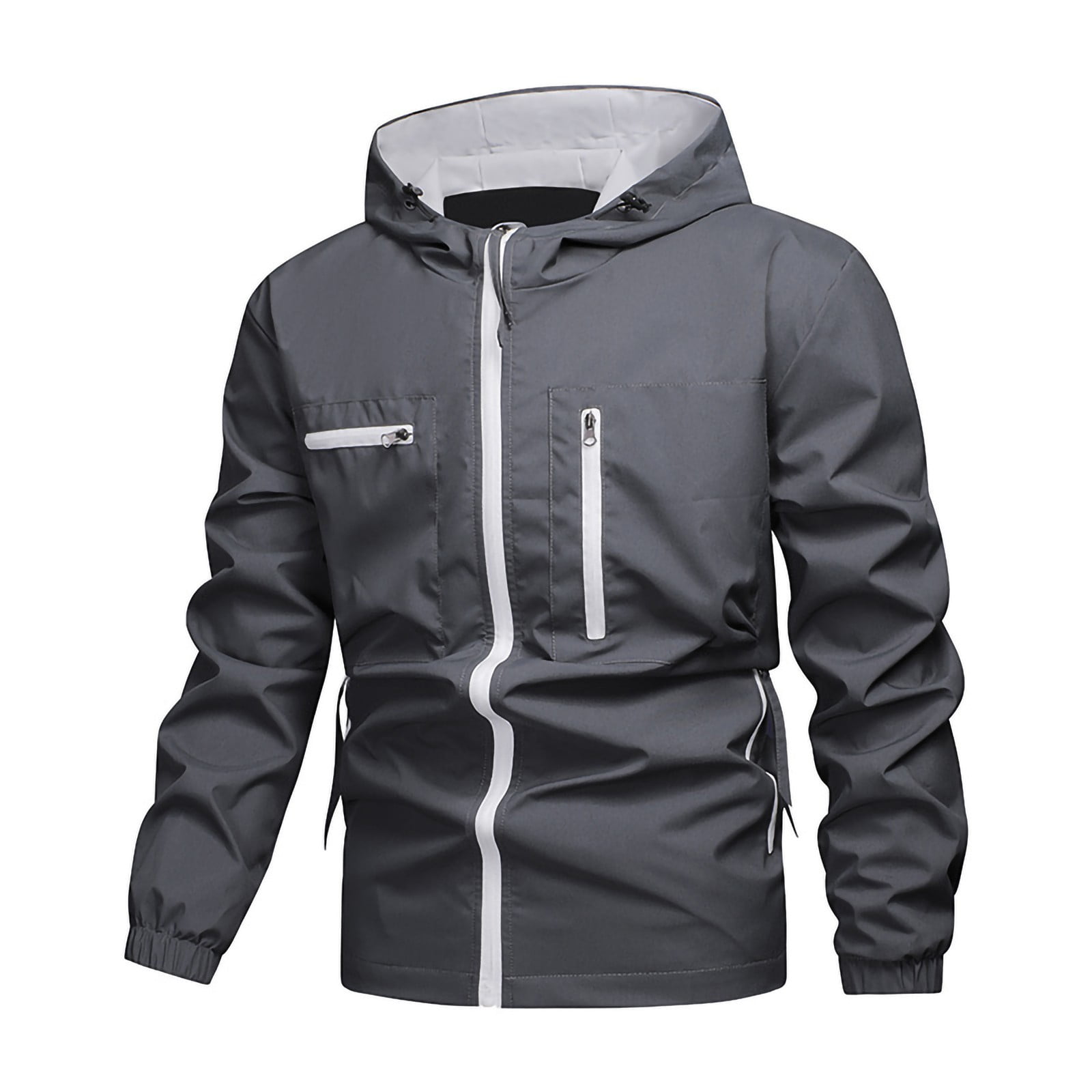 ZACPNCV Fall Men Camping Jacket Man's Oversize Spring Outdoor Coat Male ...