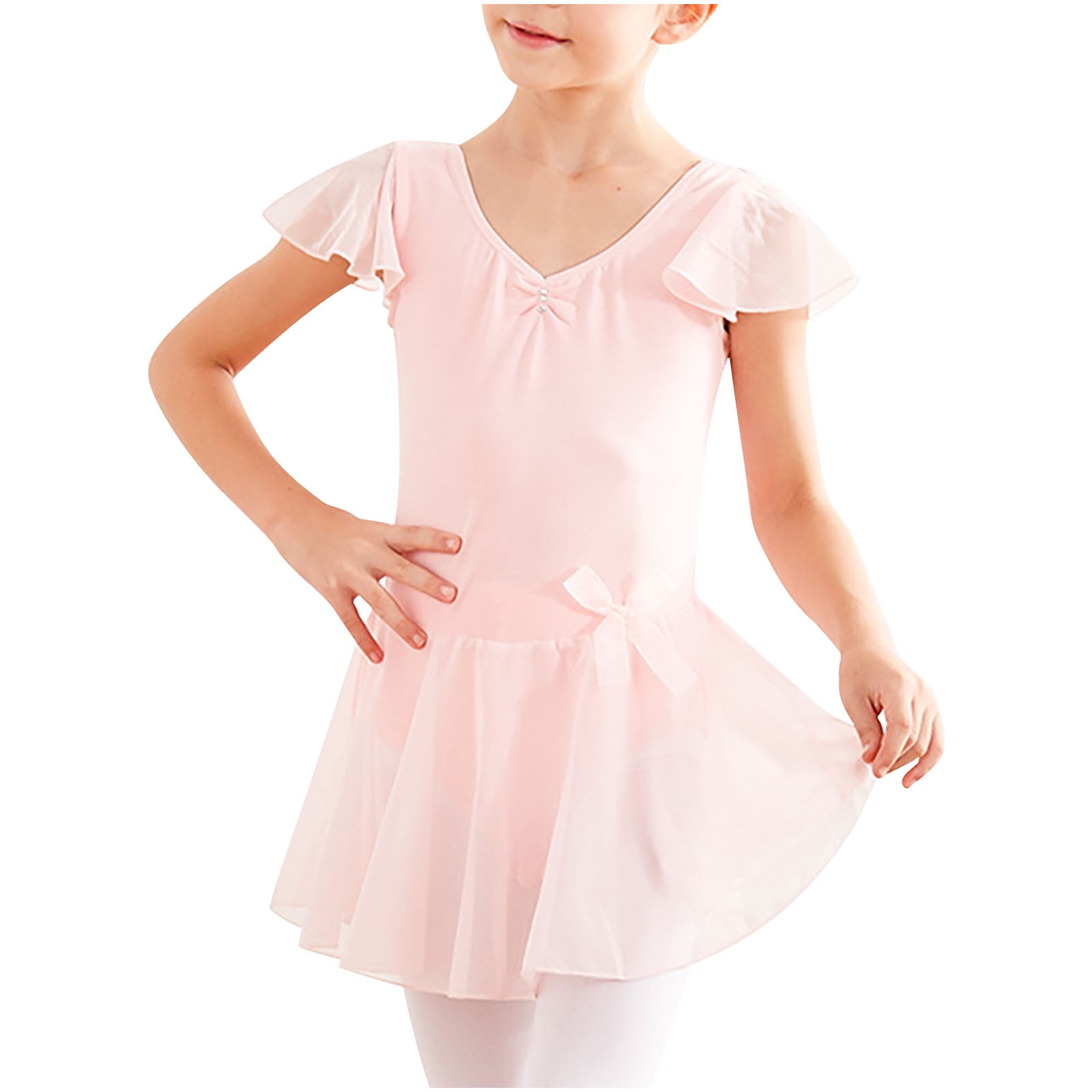 ZACPNCV Girls Ballet Leotards Girls Gymnastics Tank Top Leotard ...