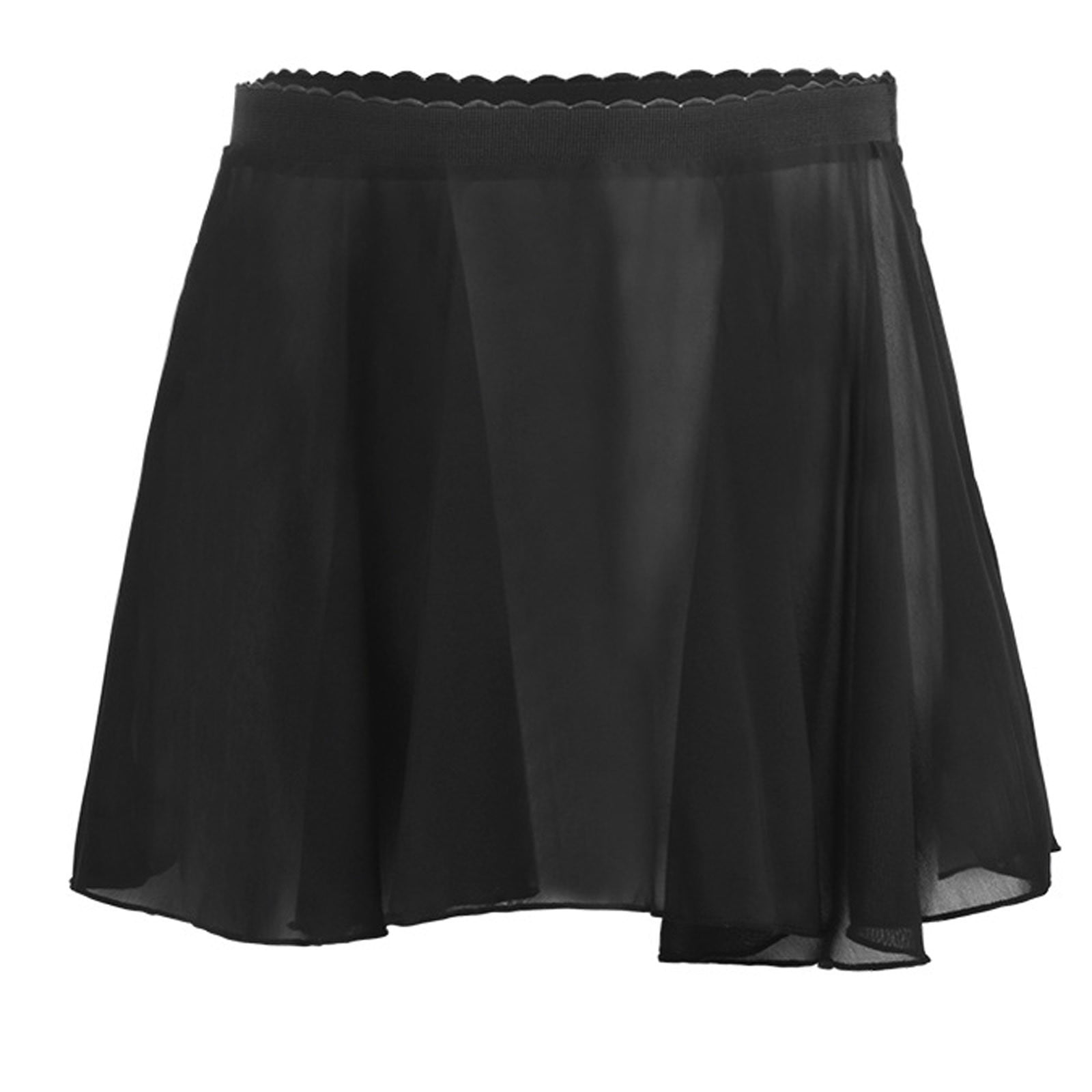 ZACPNCV Girls Ballet Wrap Skirts Sheer Chiffon Dance Over Scarf for ...