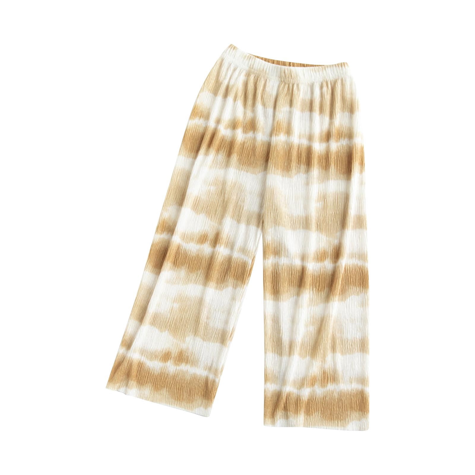 ZACPNCV Girls Flowy Palazzo Pants Wide Leg Lounge Pants Tween Girls ...