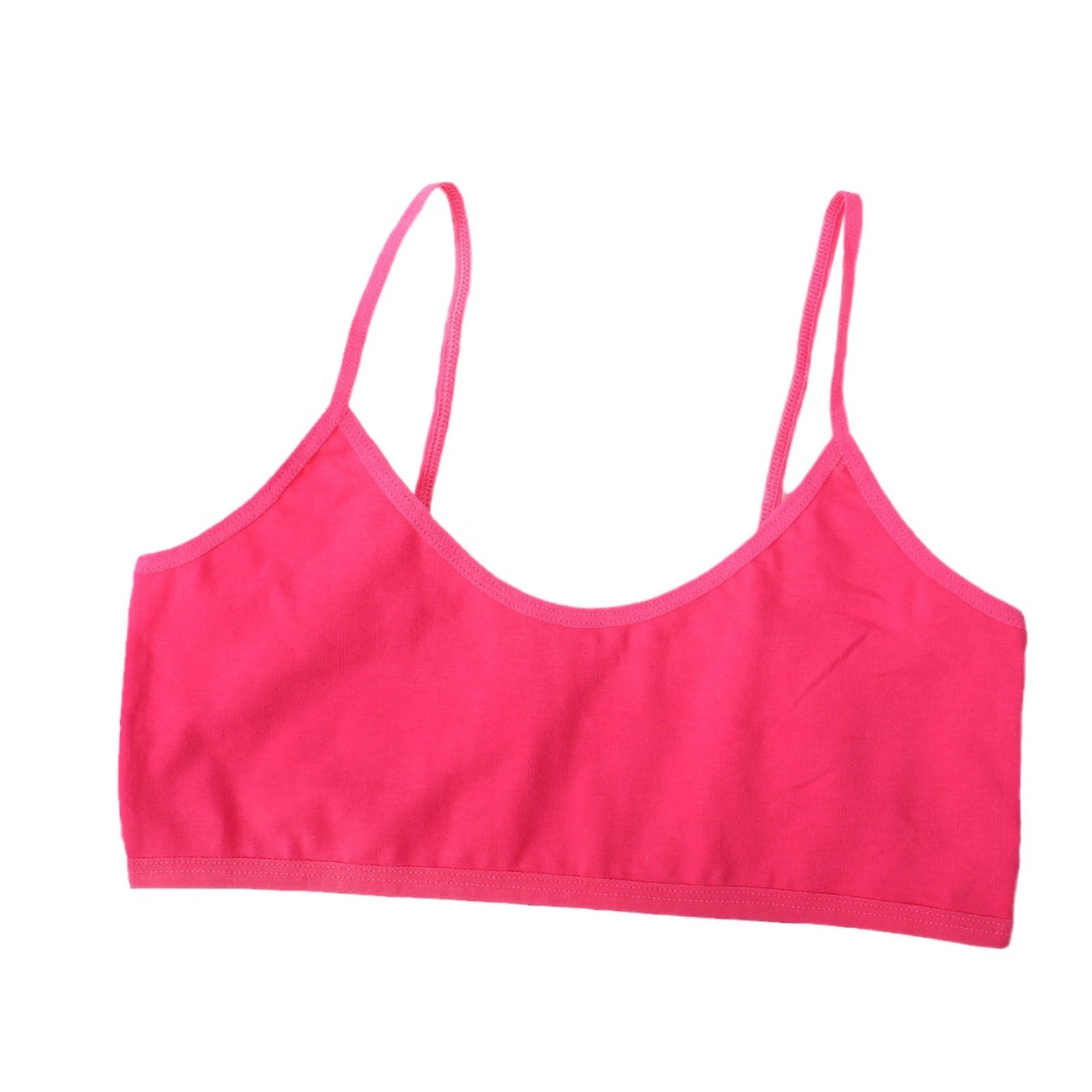 ZACPNCV Girls Seamless Bra Comfort Soft Invisible Dig-Free Teen Bras ...