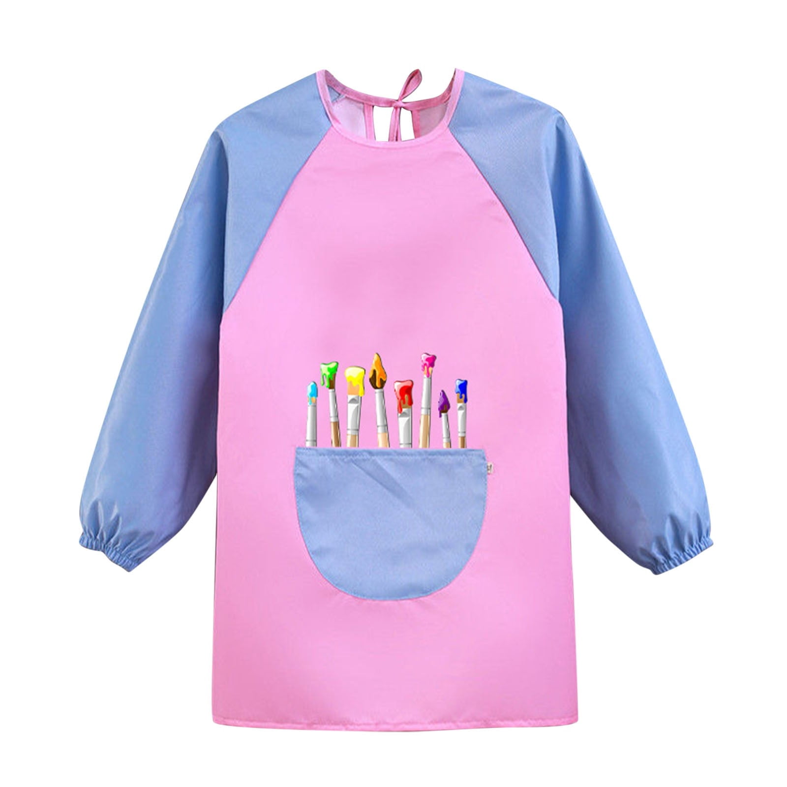 ZACPNCV Kids Art Smock Waterproof Painting Apron Long Sleeves Artist ...