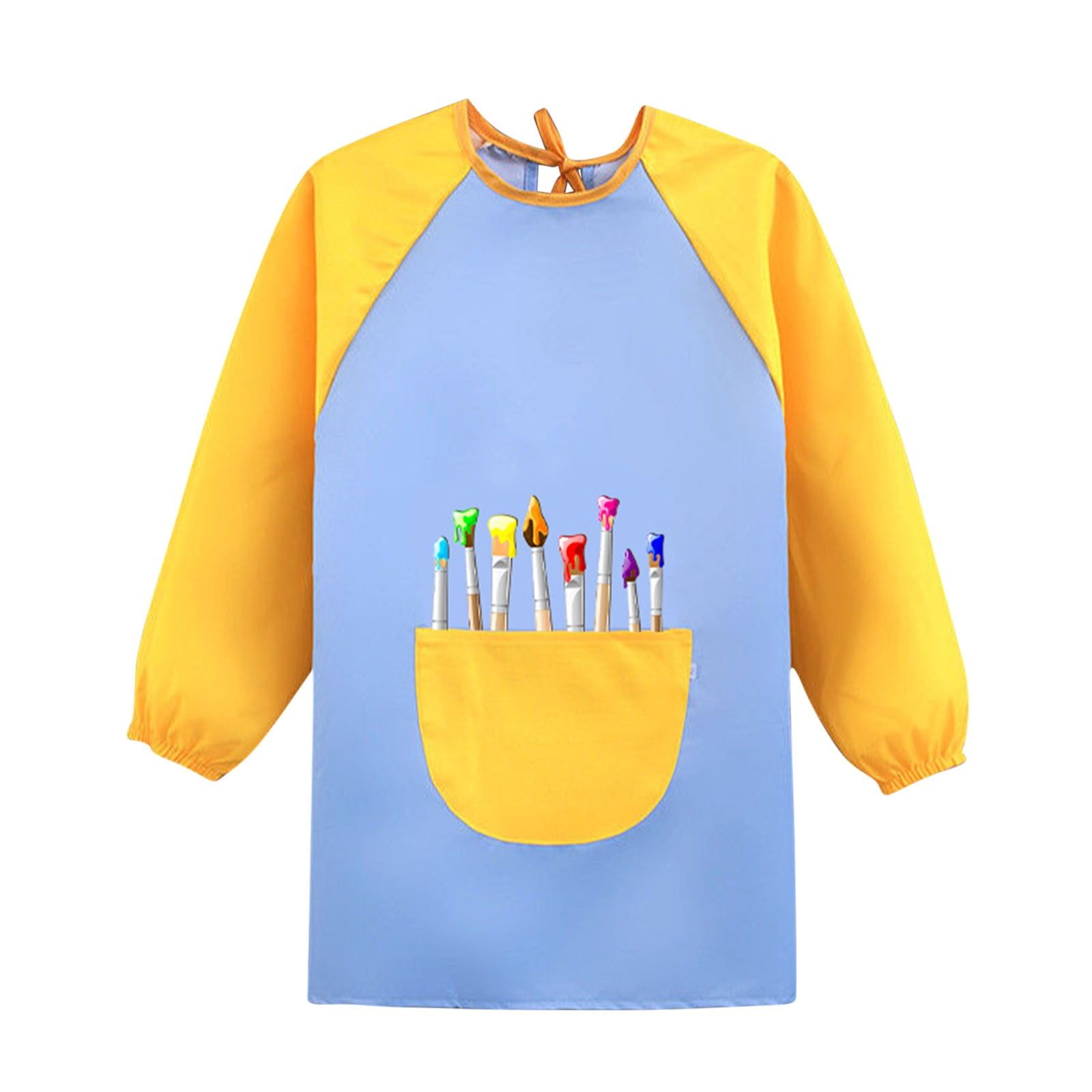 ZACPNCV Kids Art Smock Waterproof Painting Apron Long Sleeves Artist ...