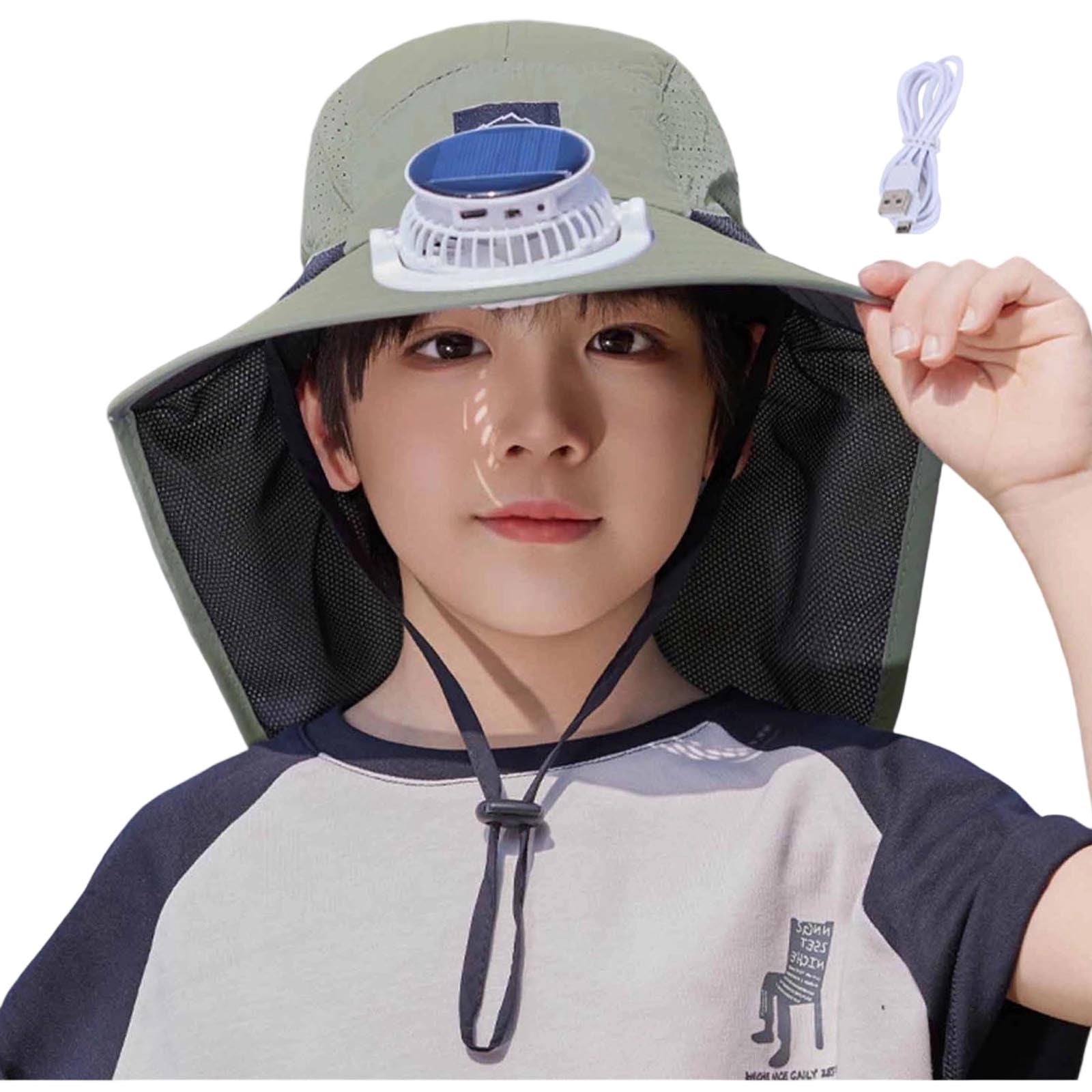 ZACPNCV Kids Sun Hats for Boys Girls UV Protection Baseball Cap Hats ...