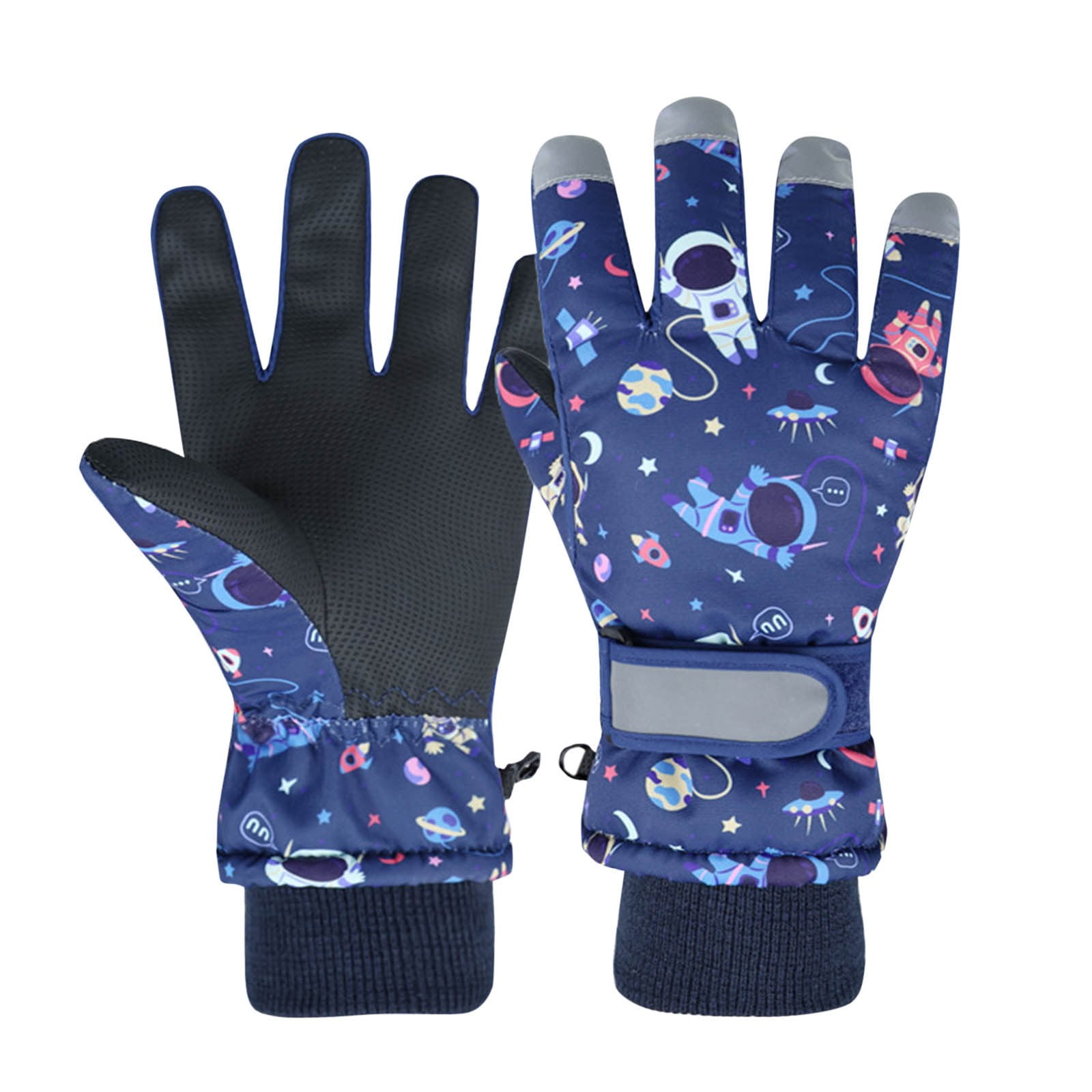 Meresysid Kids Waterproof Winter Gloves Warm Snow Gloves Boys Girls Ski ...