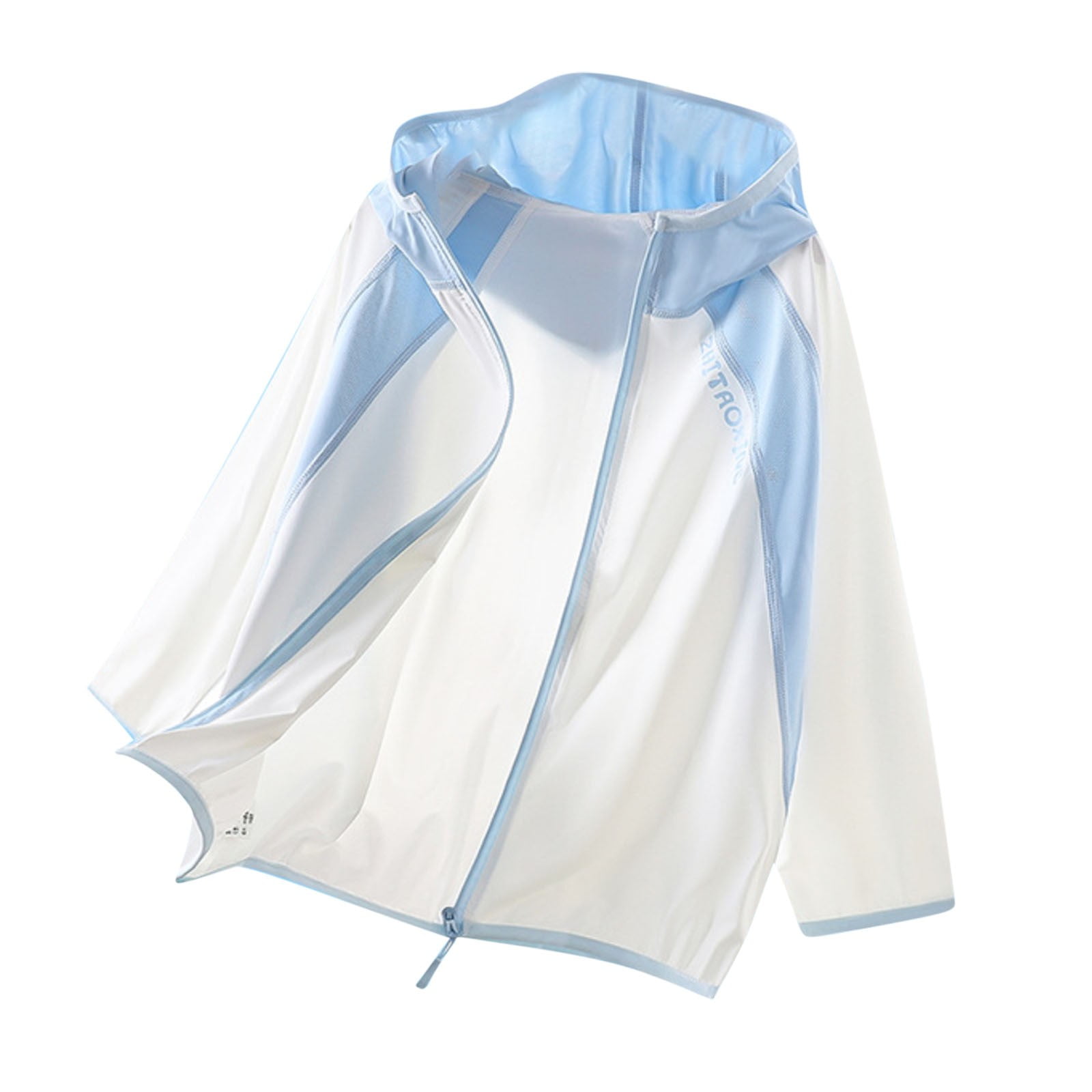 ZACPNCV Kids Zip-Up Cooling Sun Shirt Hoodies Girls Boys UPF50+ Sun Protection Hooded Jacket ...