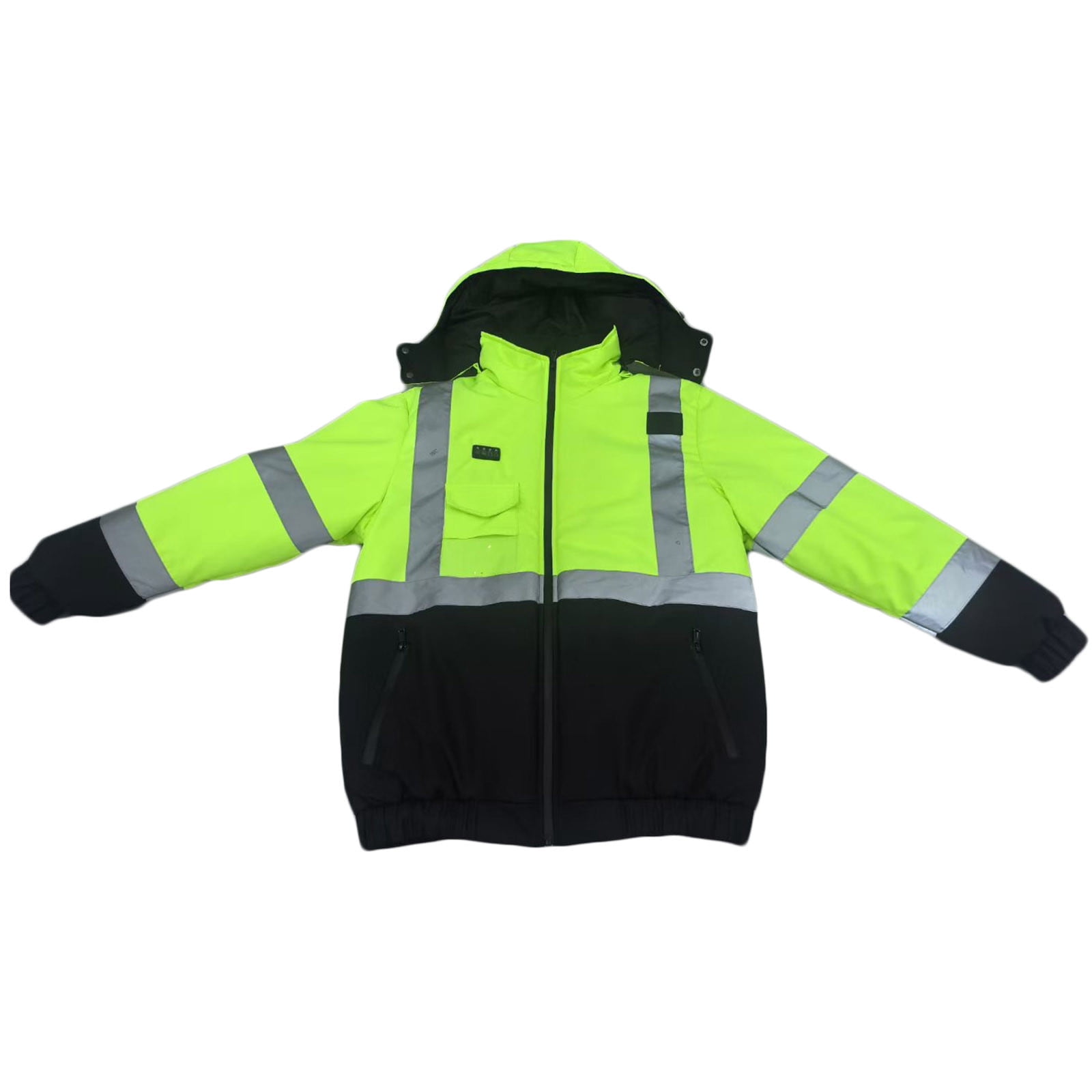 ZACPNCV Safety Heated Jacket Class 3 High Visibility Waterproof Work ...