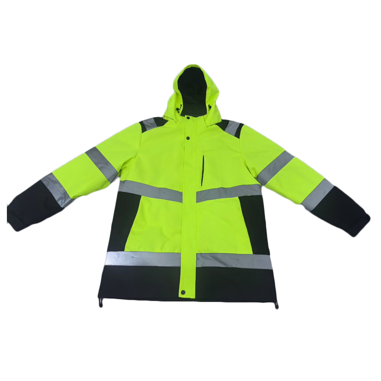 ZACPNCV Safety Heated Jacket Class 3 High Visibility Waterproof Work ...