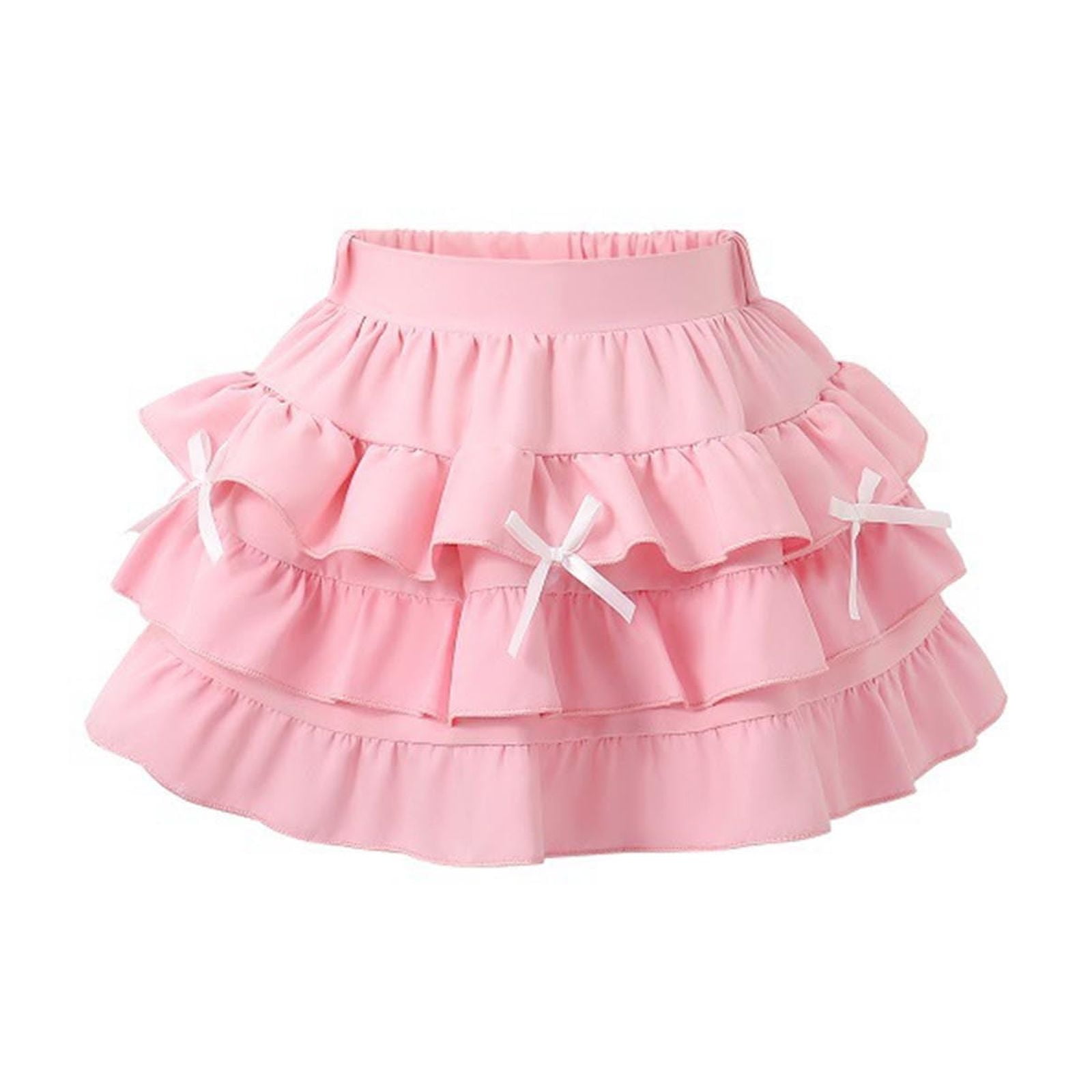 ZACPNCV Skirts for Girls Mini Little Festival Ruffle High Cut ...