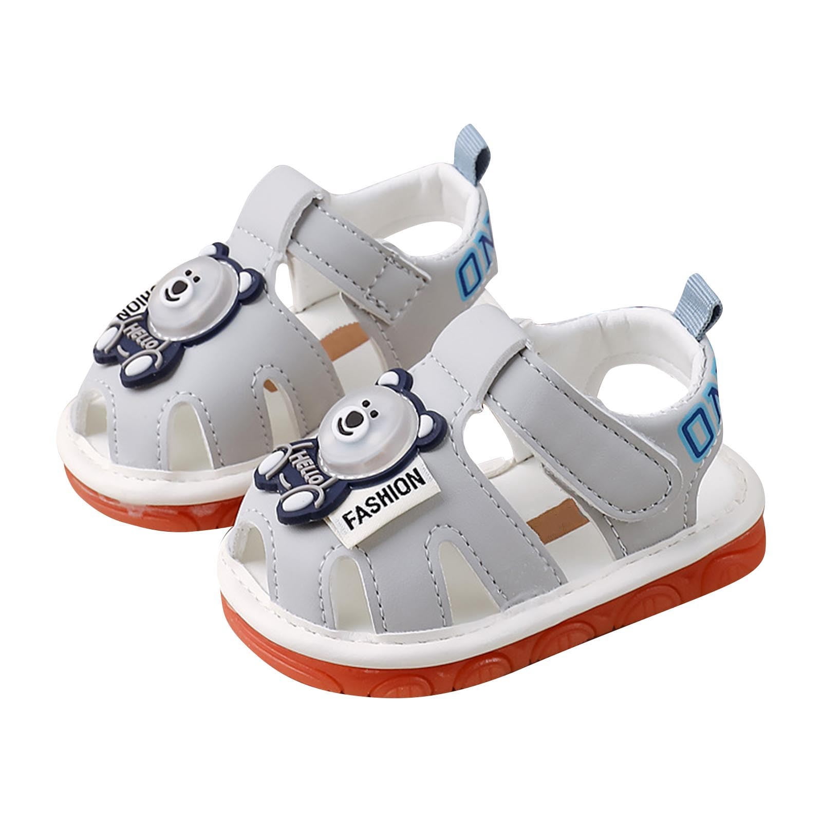 ZACPNCV Squeaky Shoes for Infant Girls Boys Cute Cartoon Not-Slip First ...
