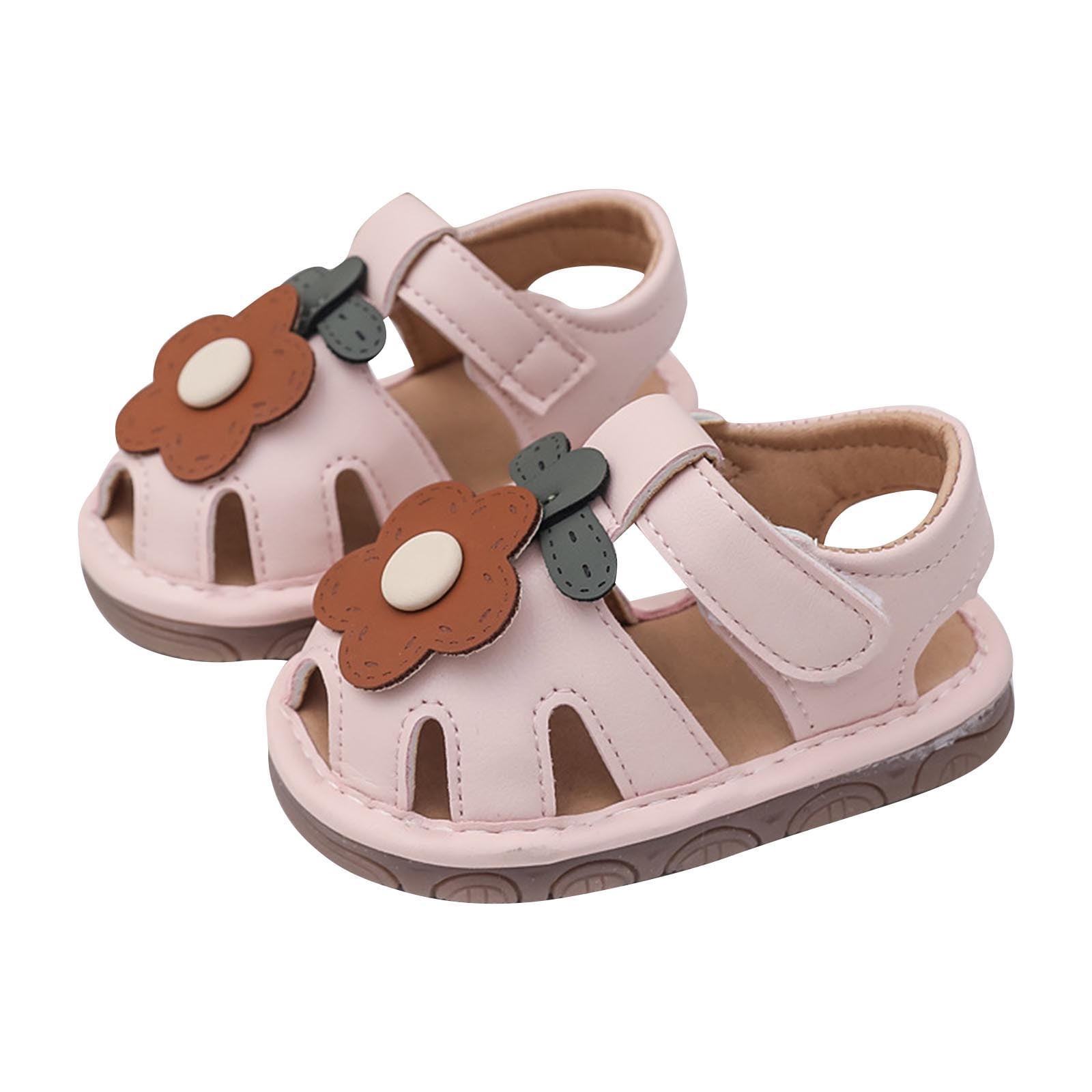 ZACPNCV Squeaky Shoes for Infant Girls Boys Cute Cartoon Not-Slip First ...
