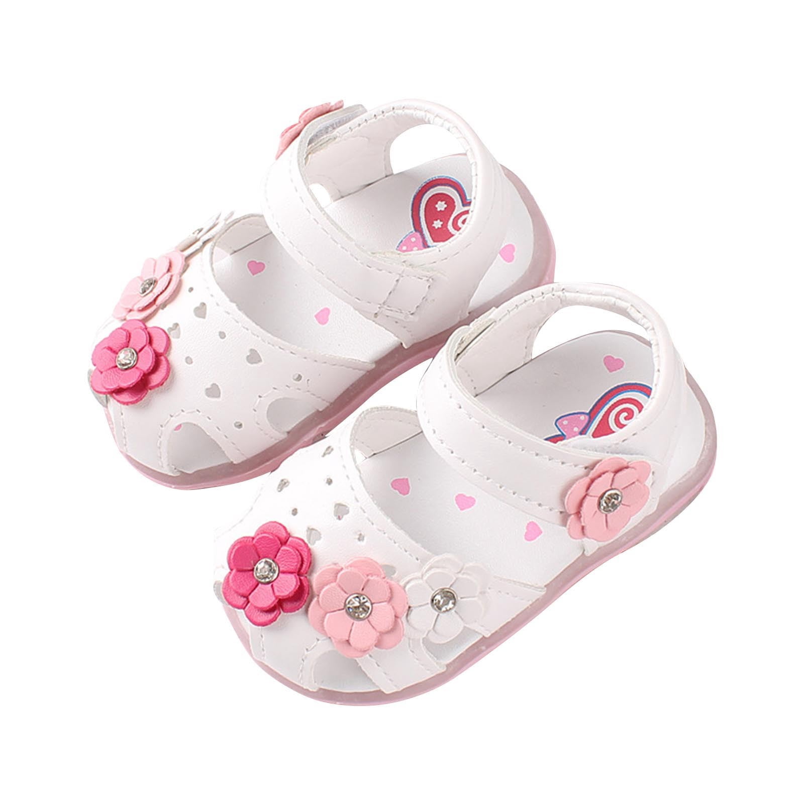 ZACPNCV Squeaky Shoes for Infant Girls Boys Cute Cartoon Not-Slip First ...
