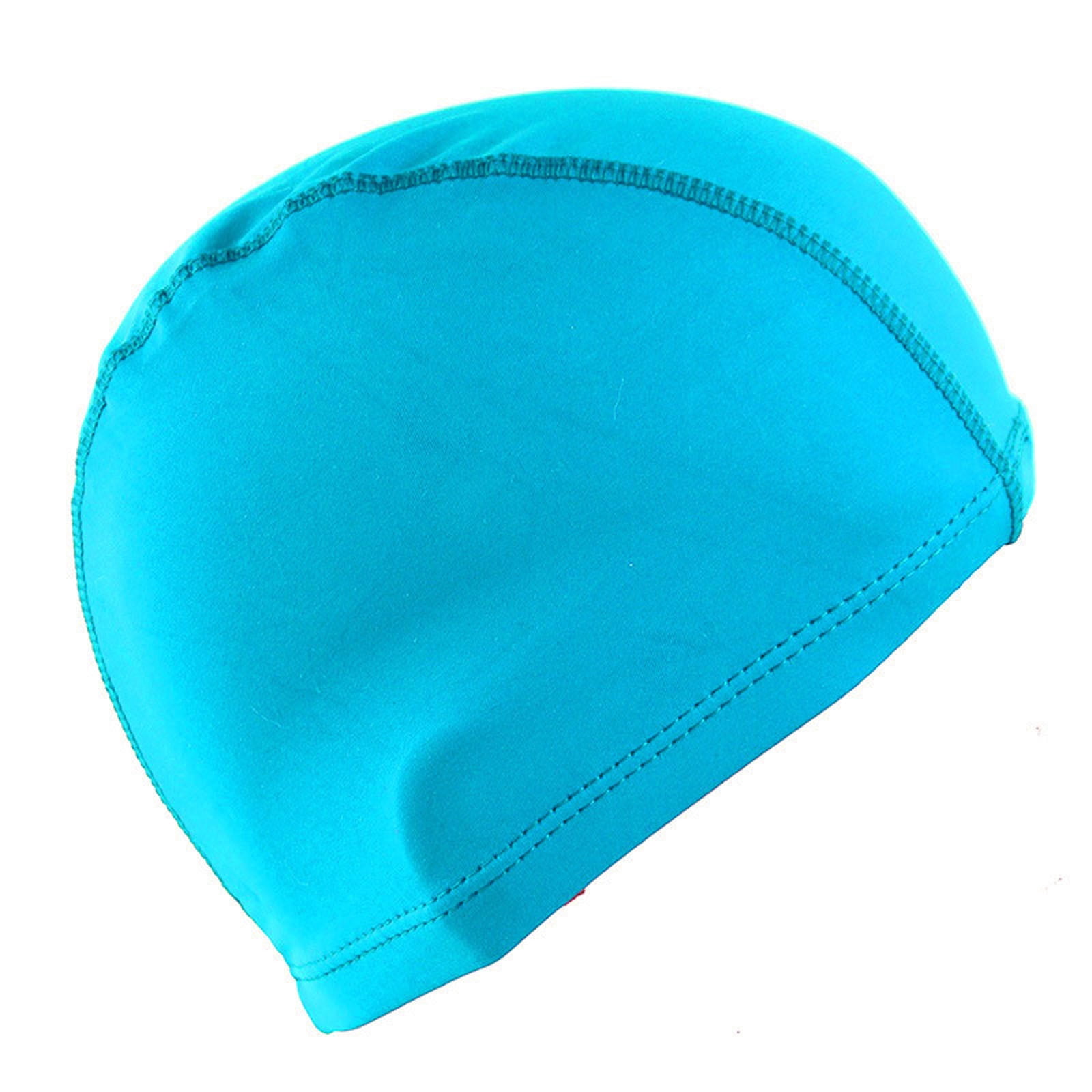 ZACPNCV Swim Cap Flexible Nylon Spandex Fabric Cotton PU Fiber Swimming ...