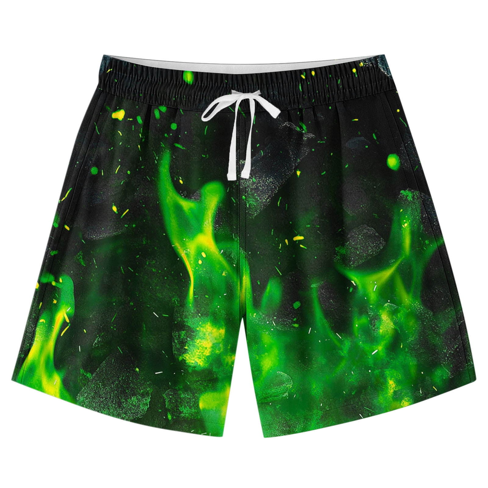 ZACPNCV Teen Boys Swim Trunks Quick Dry Swimwear Bathing Suit for Big ...
