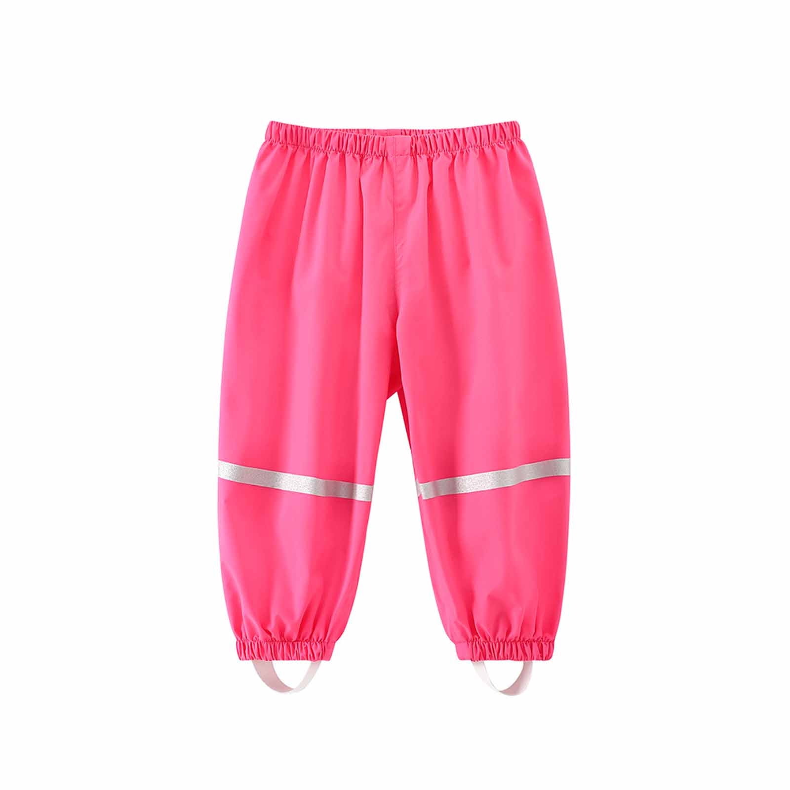 ZACPNCV Toddler Rain Pants Boys Girls Water Proof Outdoor Rain Jumpsuit ...