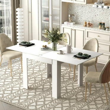 Dinaza Folding Dining Table Extendable Multifunction Table Save Space ...