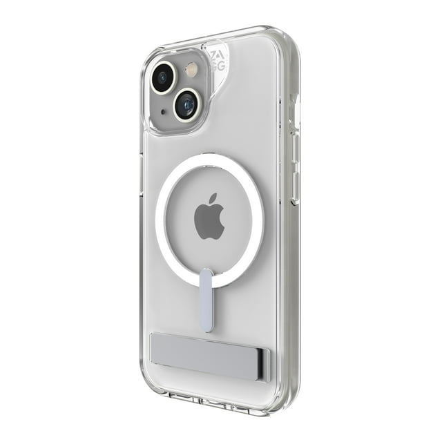 ZAGG Crystal Palace Snap iPhone 15 Clear Phone Case w/ Built-In ...