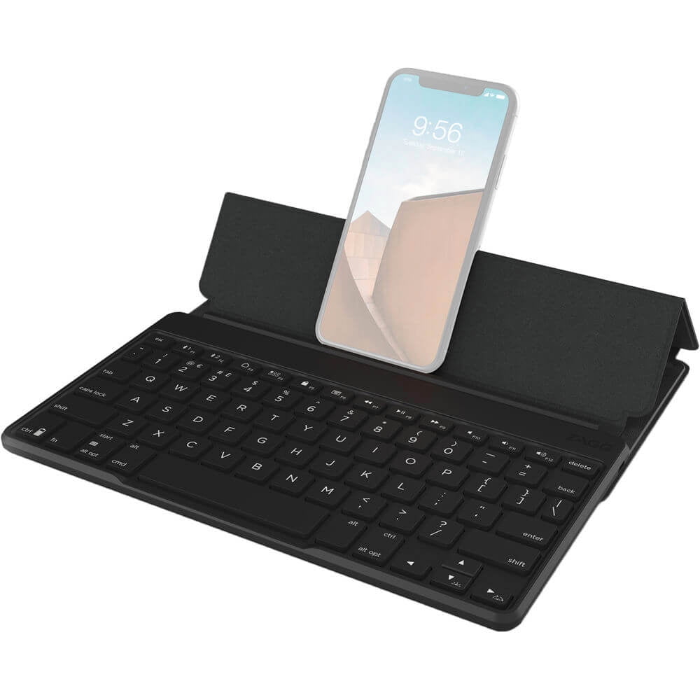 ZAGG Flex - Keyboard and folio case - backlit - Bluetooth - black ...