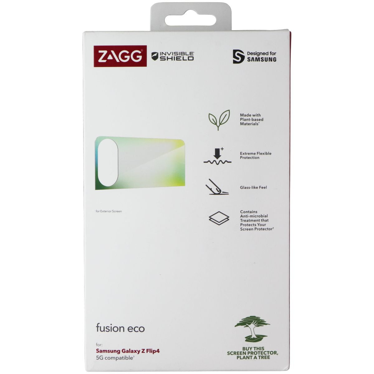 ZAGG Fusion Eco (Exterior Display) Protector for Samsung Galaxy Z Flip4 ...
