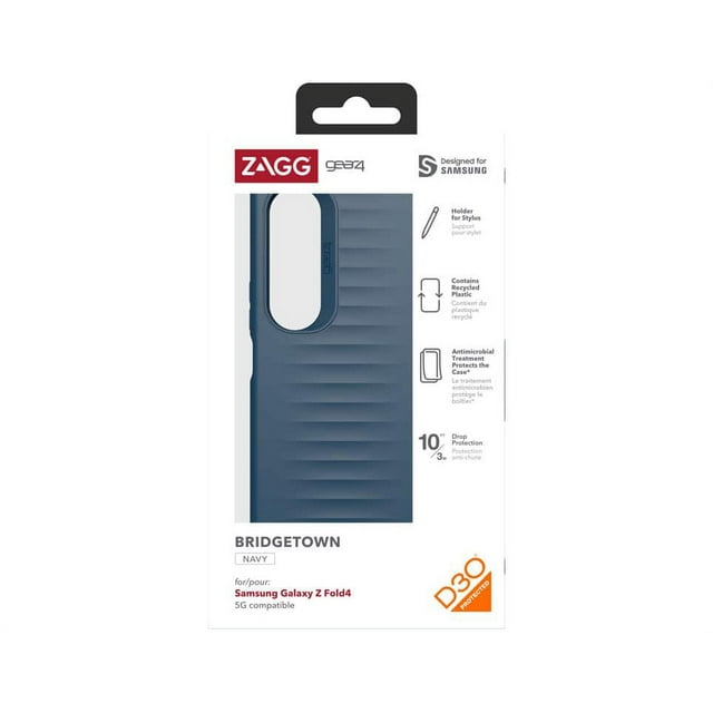 ZAGG Gear4 Bridgetown Case for Samsung Galaxy Z Fold 4 Navy - Walmart.com