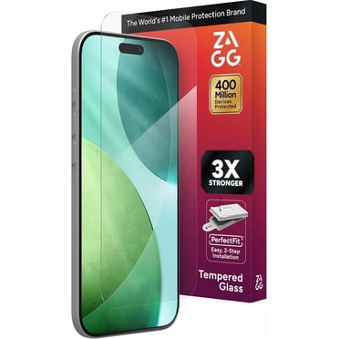 ZAGG Glass+ Screen Protector for iPhone 17 Pro - 3X Stronger Impact ...