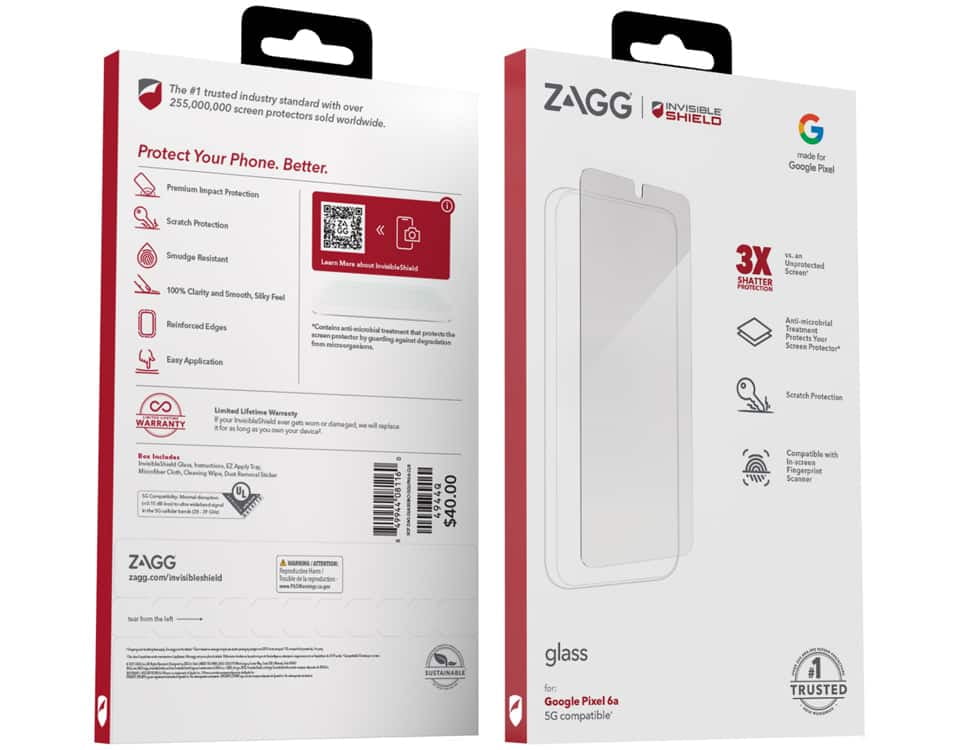 ZAGG Invisible Shield Glass Biometric Screen Protector - Google Pixel ...
