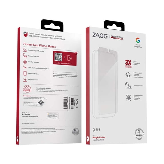 ZAGG Invisible Shield Glass Biometric Screen Protector - Google Pixel ...