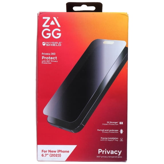 ZAGG Invisible Shield Privacy 360 Protect Screen Protector for iPhone ...