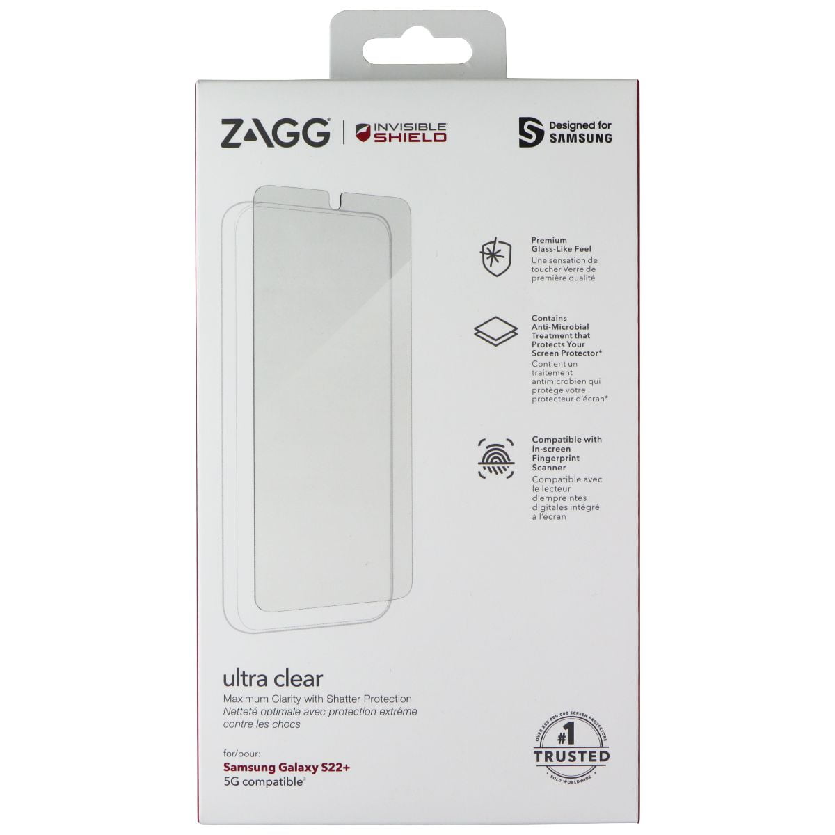 ZAGG Invisible Shield Ultra Clear Screen Protector for Samsung Galaxy ...