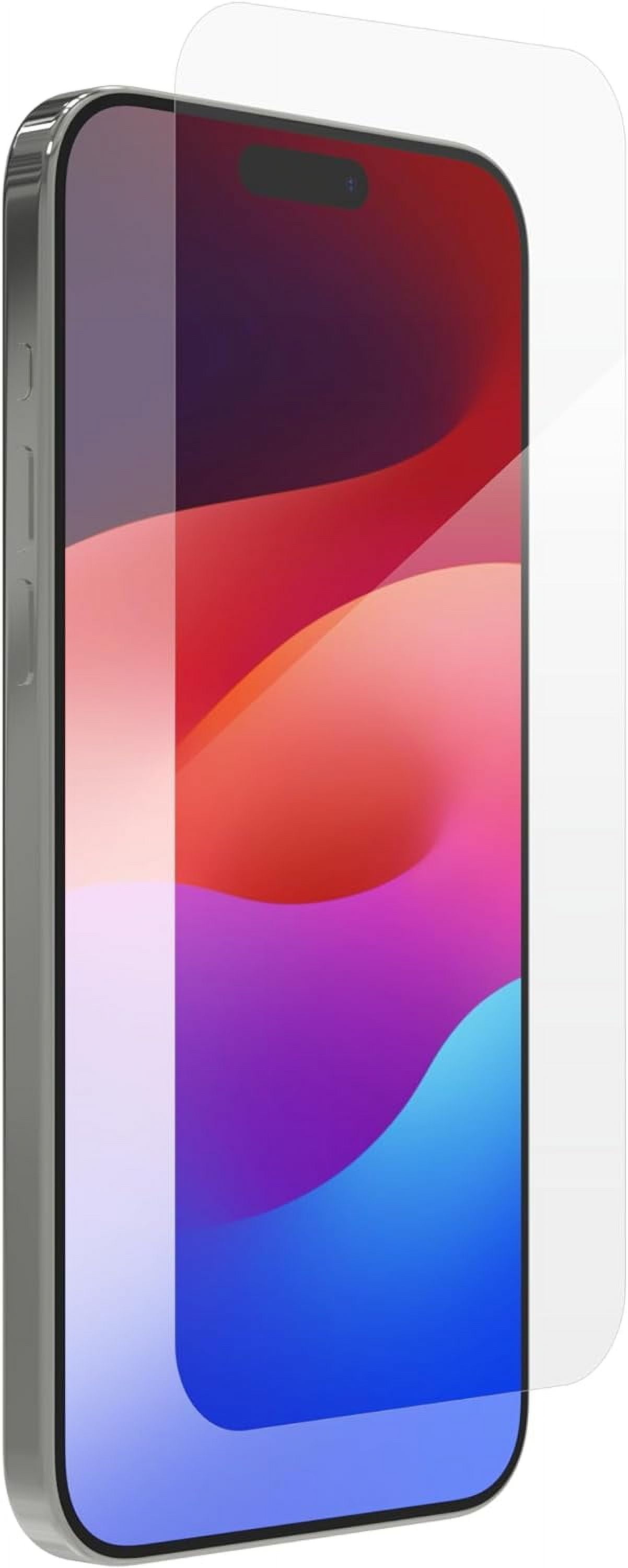 ZAGG InvisibleShield Glass+ iPhone 15 Pro Max Screen Protector - 3X ...