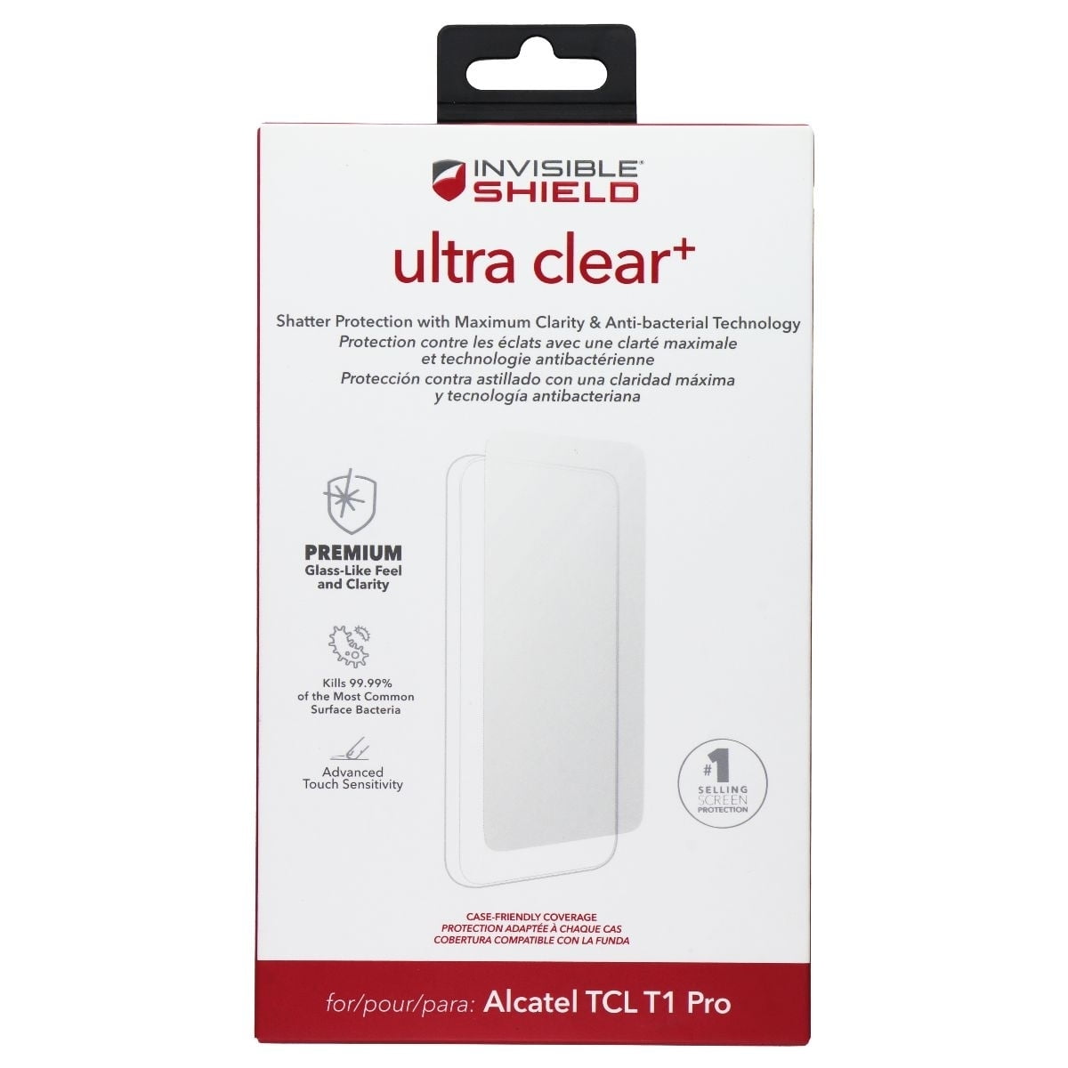 ZAGG InvisibleShield (Ultra Clear+) Screen Protector for Alcatel TCL T1 ...