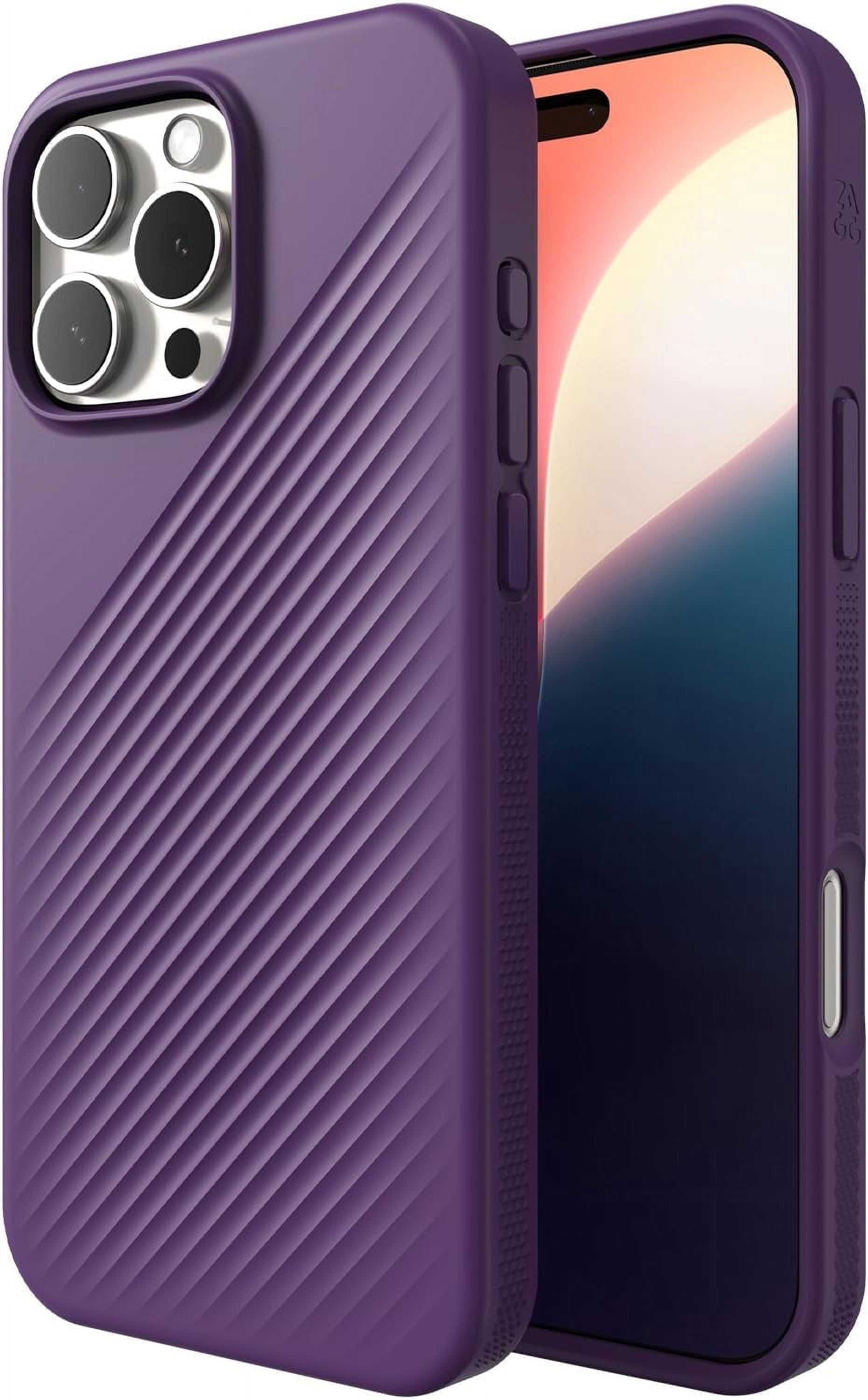 ZAGG Luxe Snap Case for iPhone 16 Pro Max Grape Purple - Walmart.com