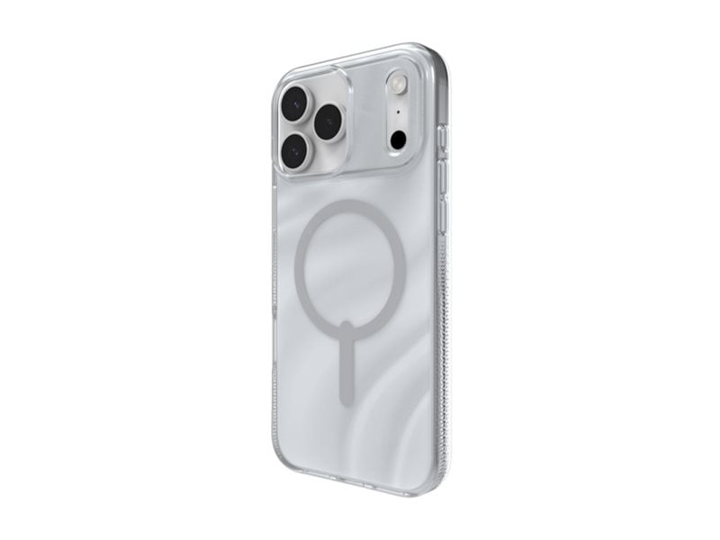 ZAGG Milan Snap Case For iPhone 17 Pro Max - Silver Glitter Swirl ...
