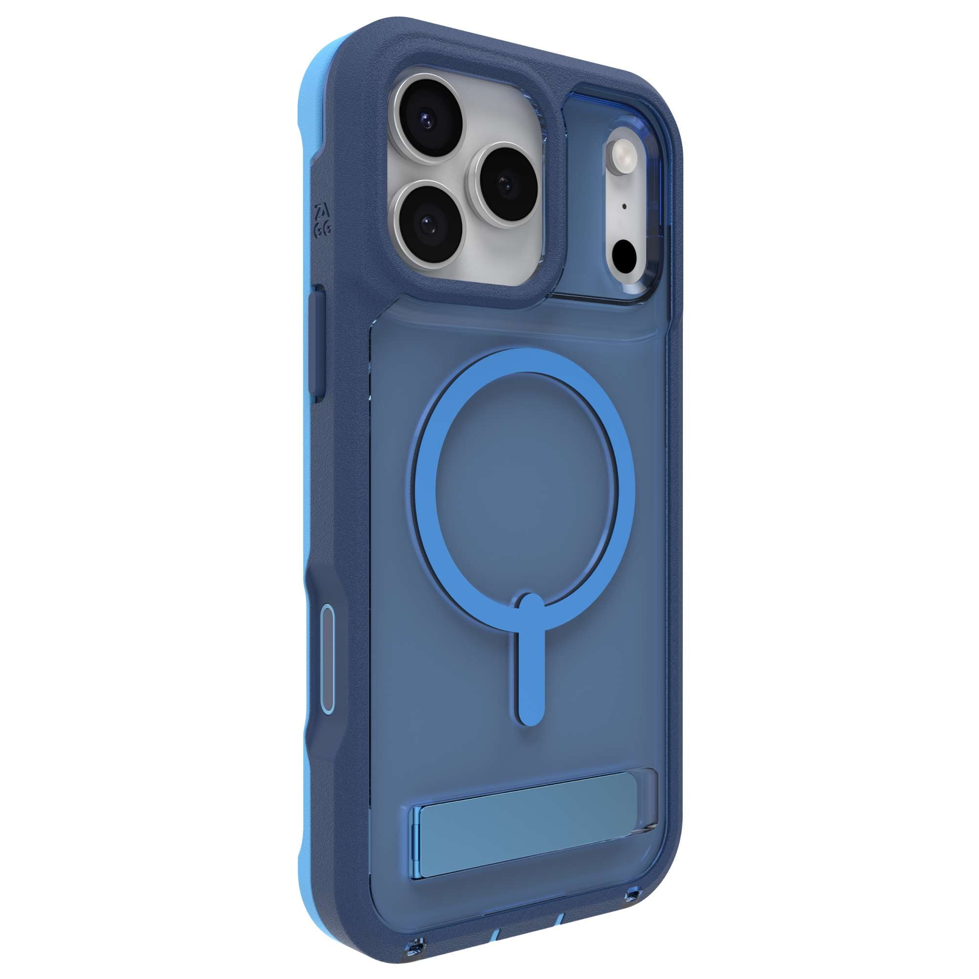 ZAGG Rainier Case with Kickstand for iPhone 17 Pro Max - Blue Cobalt ...