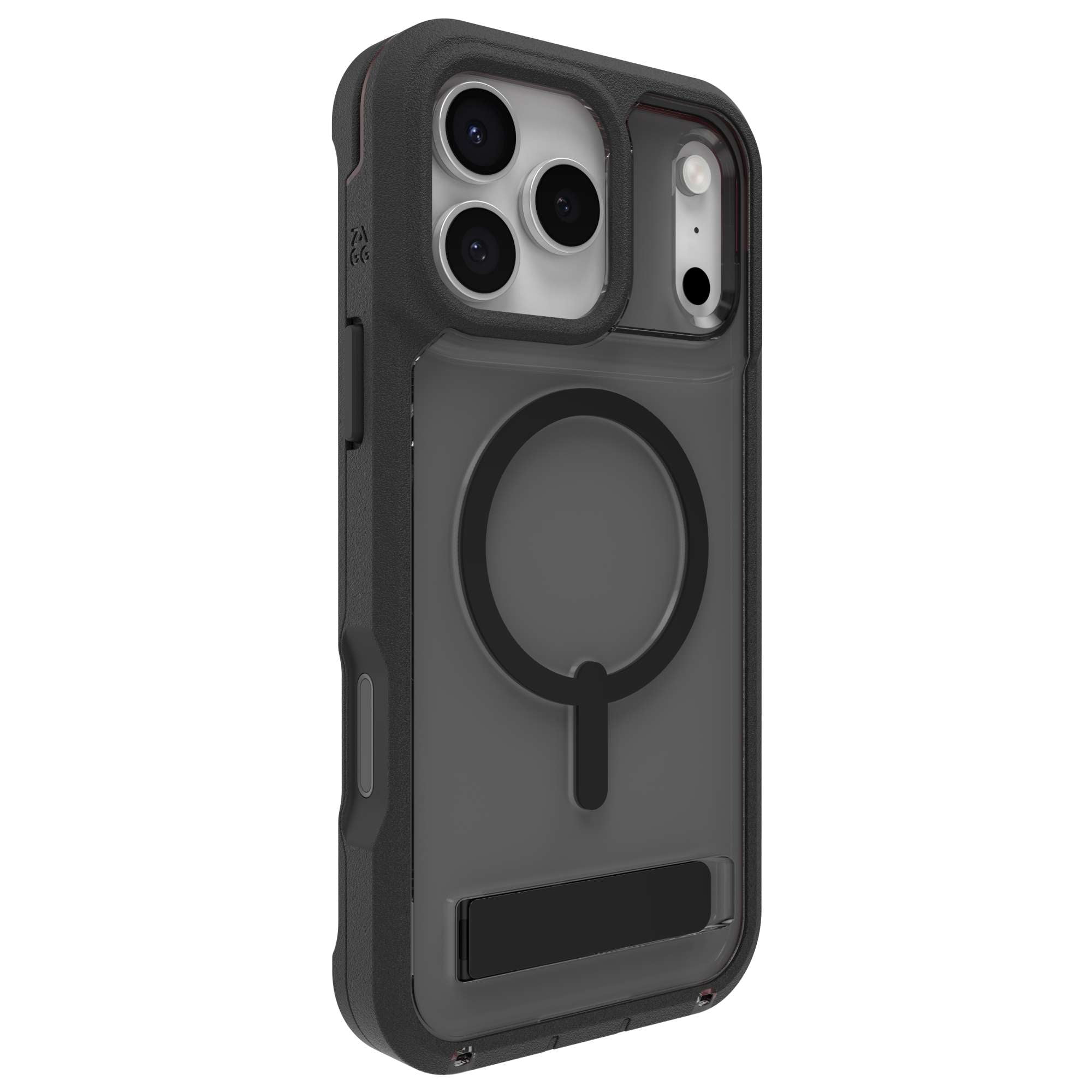ZAGG Rainier Case with Kickstand for iPhone 17 Pro Max - Smoke Black ...