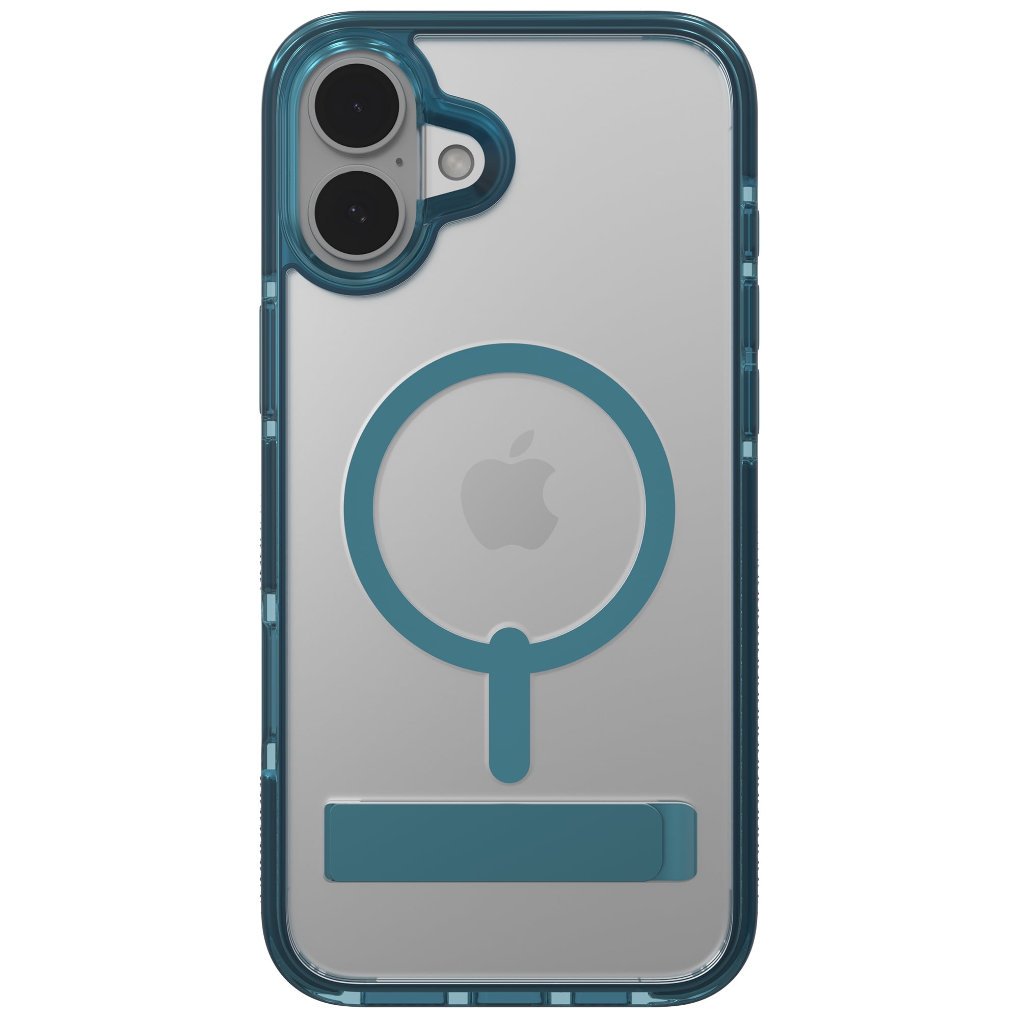 ZAGG Santa Cruz Snap with Kickstand Case for iPhone 16 Plus Retro Blue - Walmart.com