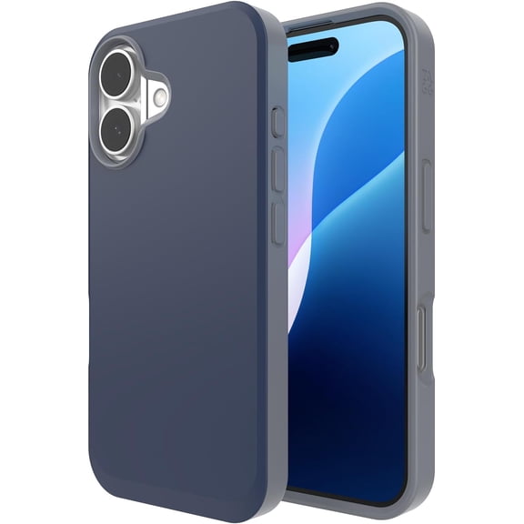 ZAGG SoHo Snap Case for iPhone 16 Pro Navy Blue Gray - Walmart.com