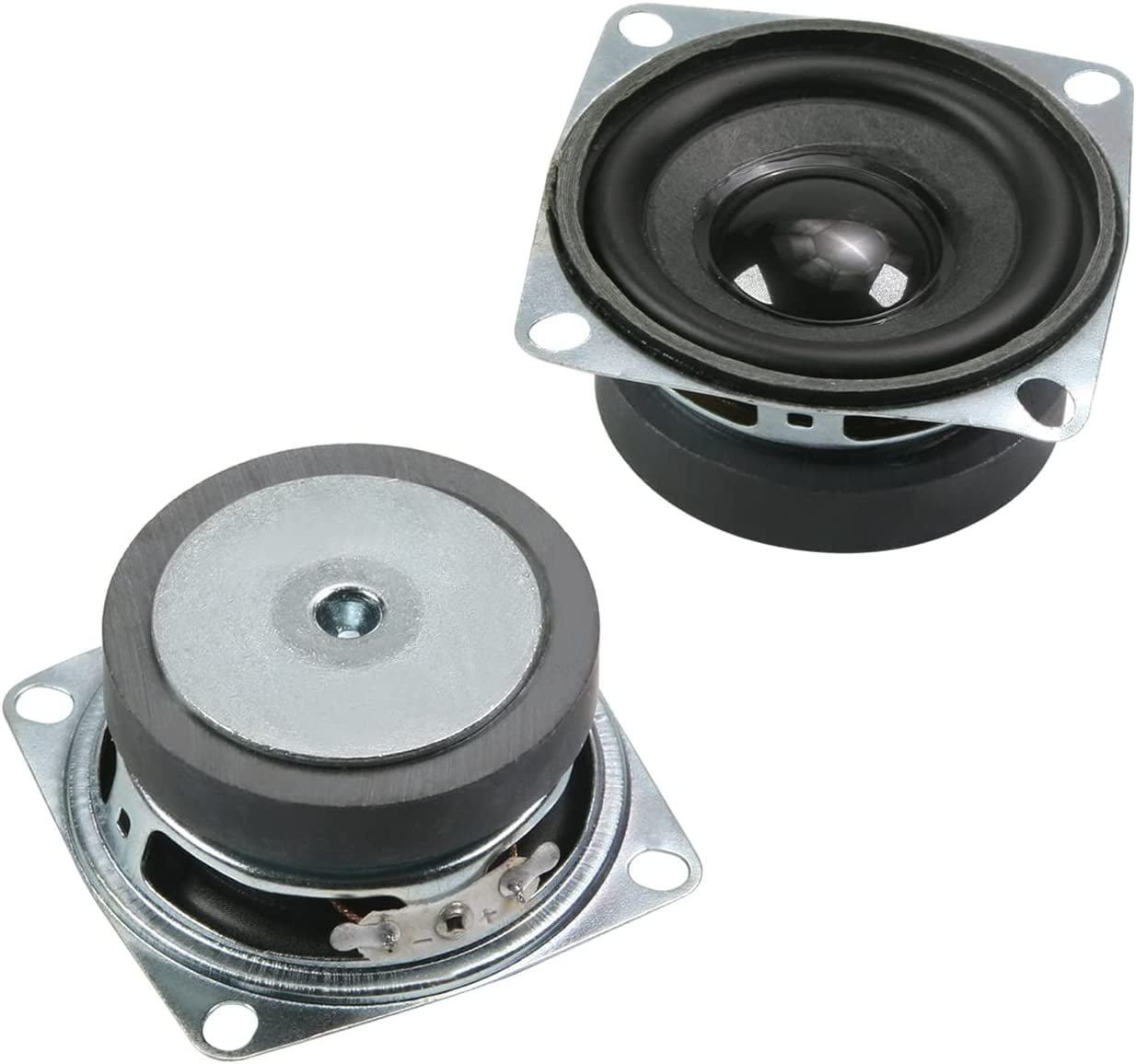 ZAGHNRENJ 2Pcs DIY Magnetic Speaker 3W 4 Ohm Full Range Audio Speaker ...