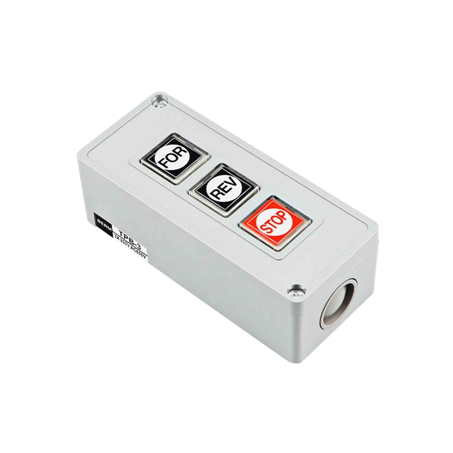 ZAGHNRENJ Forward Reverse Stop Momentary Push Button Control Switch Box ...