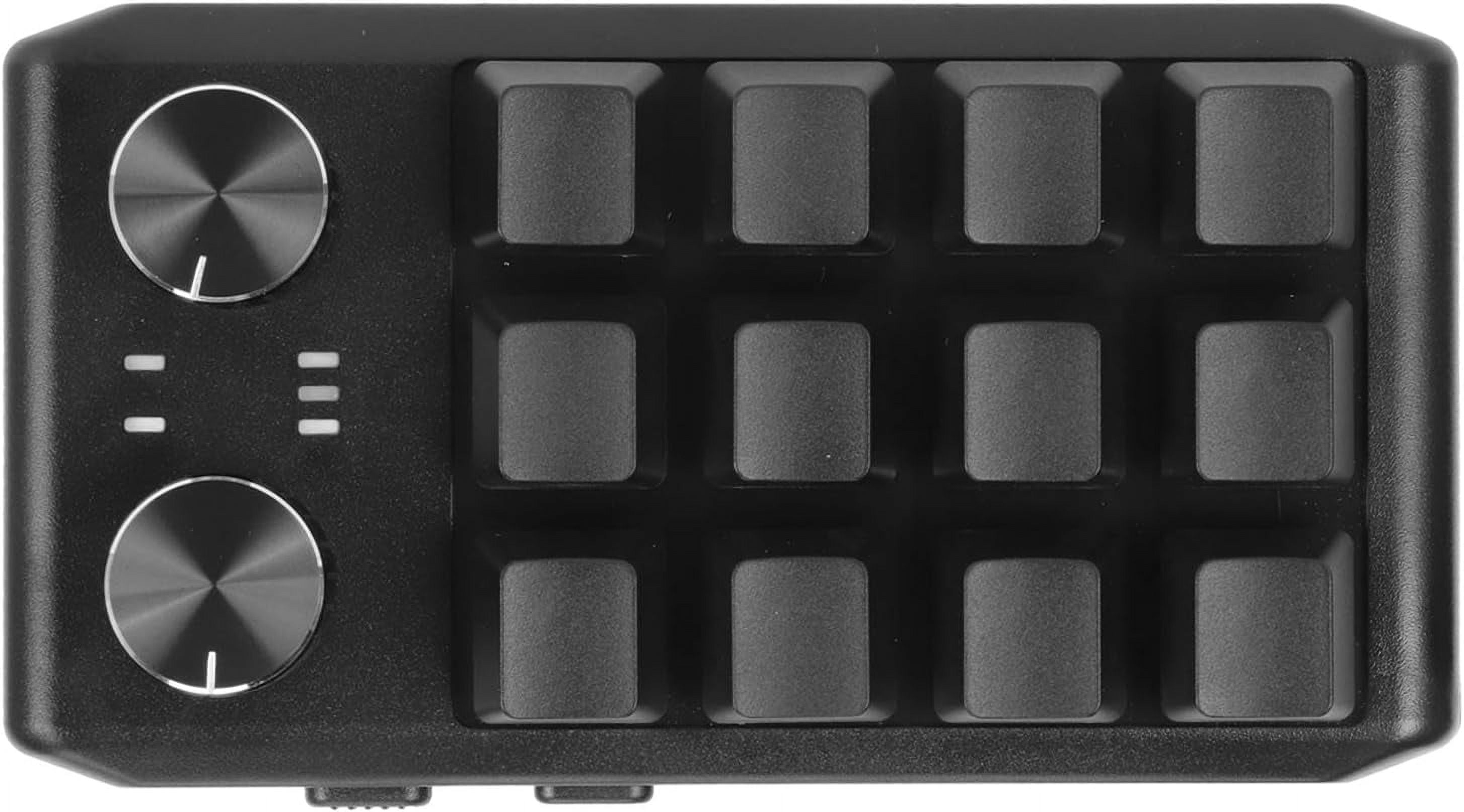 ZAGHNRENJ Mini 12 Key Keypad, Programmable Gaming Keyboard, 2 Knobs ...