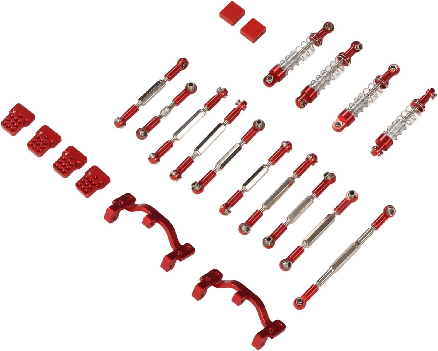 ZAGHNRENJ RC Car Upgrade Spare Kit, with Shocks Absorber Pull Rod ...