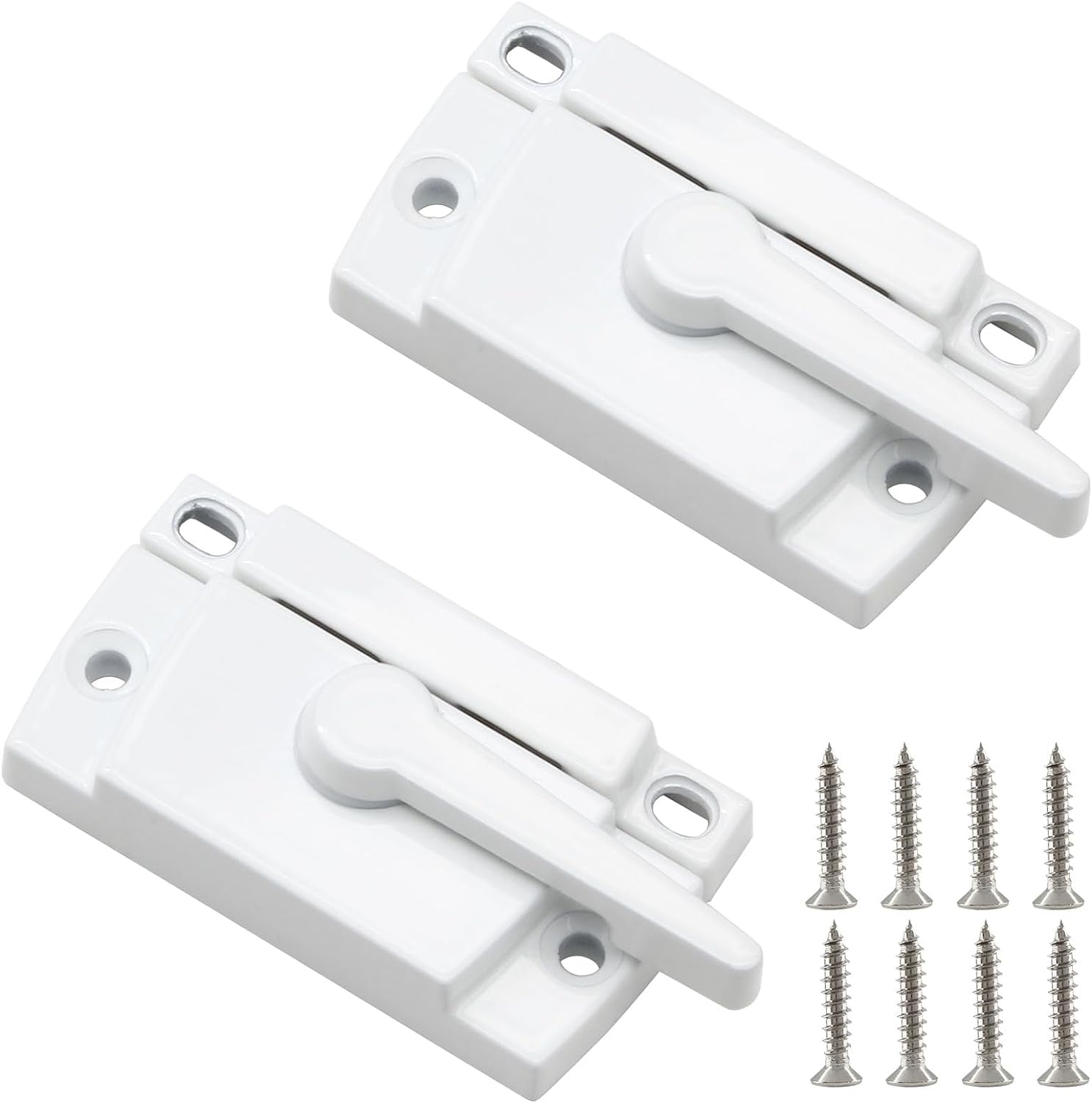 ZAGHNRENJ Sliding Window Sash Locks 2 Pack Cam Sash Locks for Double ...