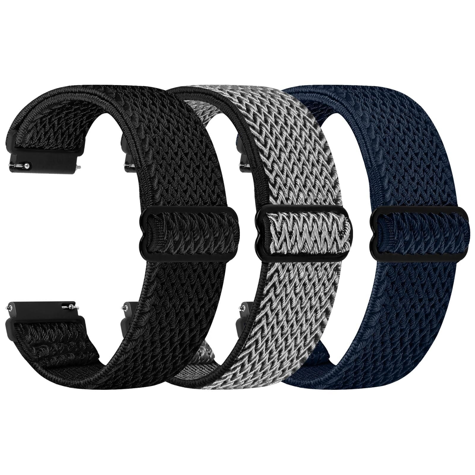 ZAHNGS Quick Release Watch Band,Adjustable Elastic Nylon Watch Straps ...