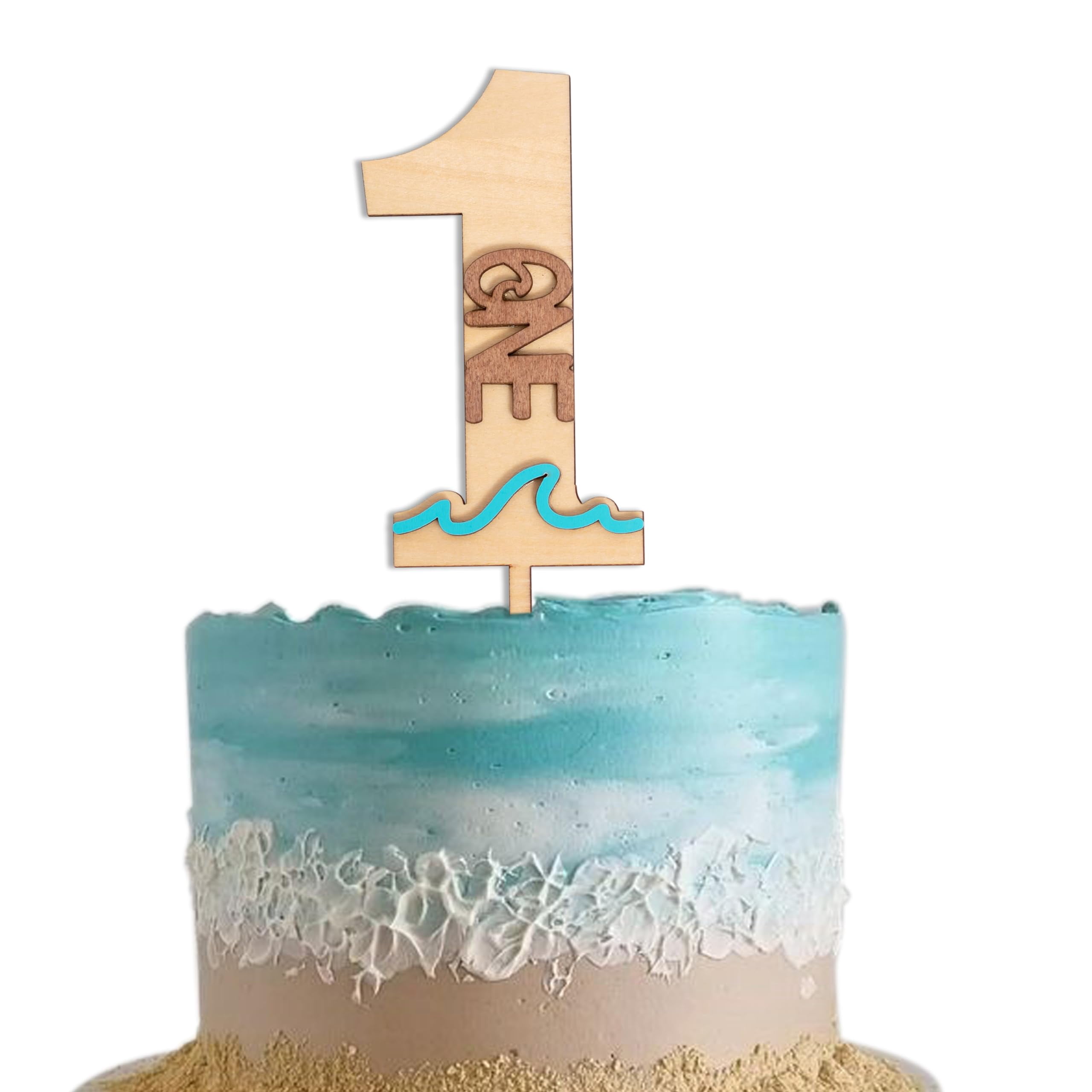 ZAIBIANHAO Wave OneTRDN Cake Topper - The Big One First Birthday Party ...