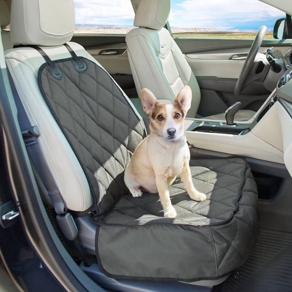 ZAKAPAWS Quilted Dog Front Car Seat Cover, Waterproof, Scratch Proof ...