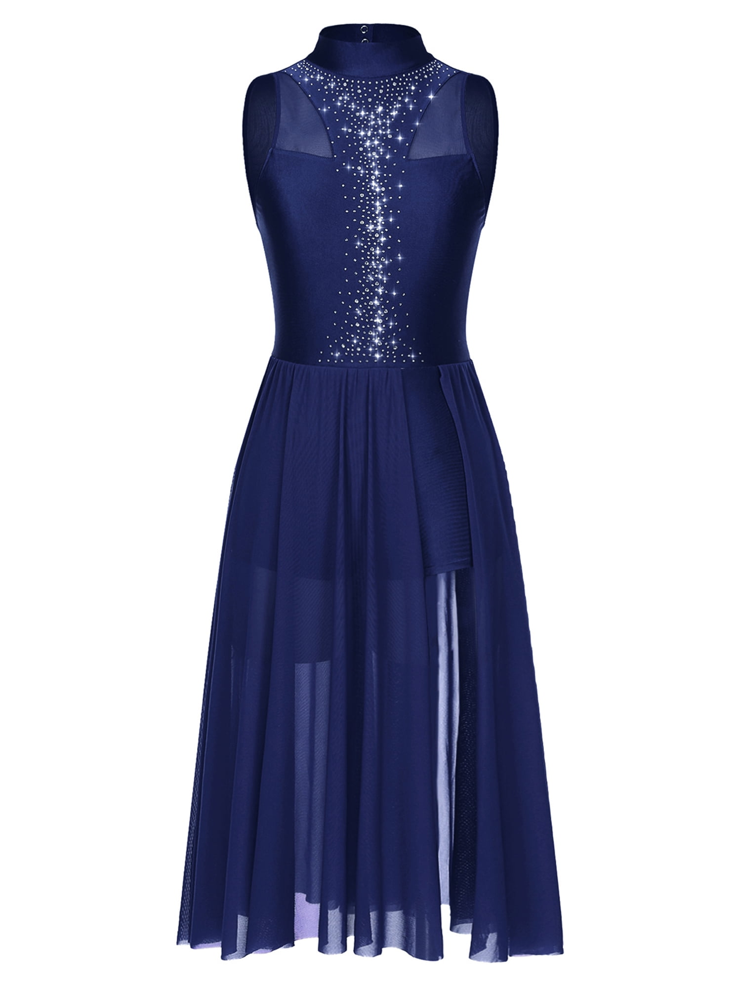 ZALDITA Lyrical Dance Dress for Women Morden Contemporary Sleeveless ...