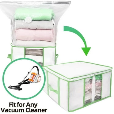 Whitmor Clear Vacuum Cube Storage Bags - Set of 12 - Walmart.com