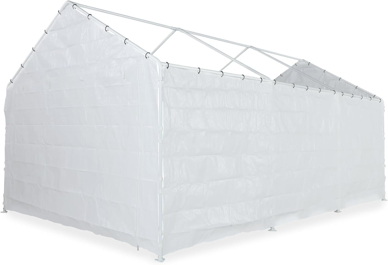 ZALIX Carport Replacement Sidewall Tarp for 10×20, 8 Legs Carport Frame ...