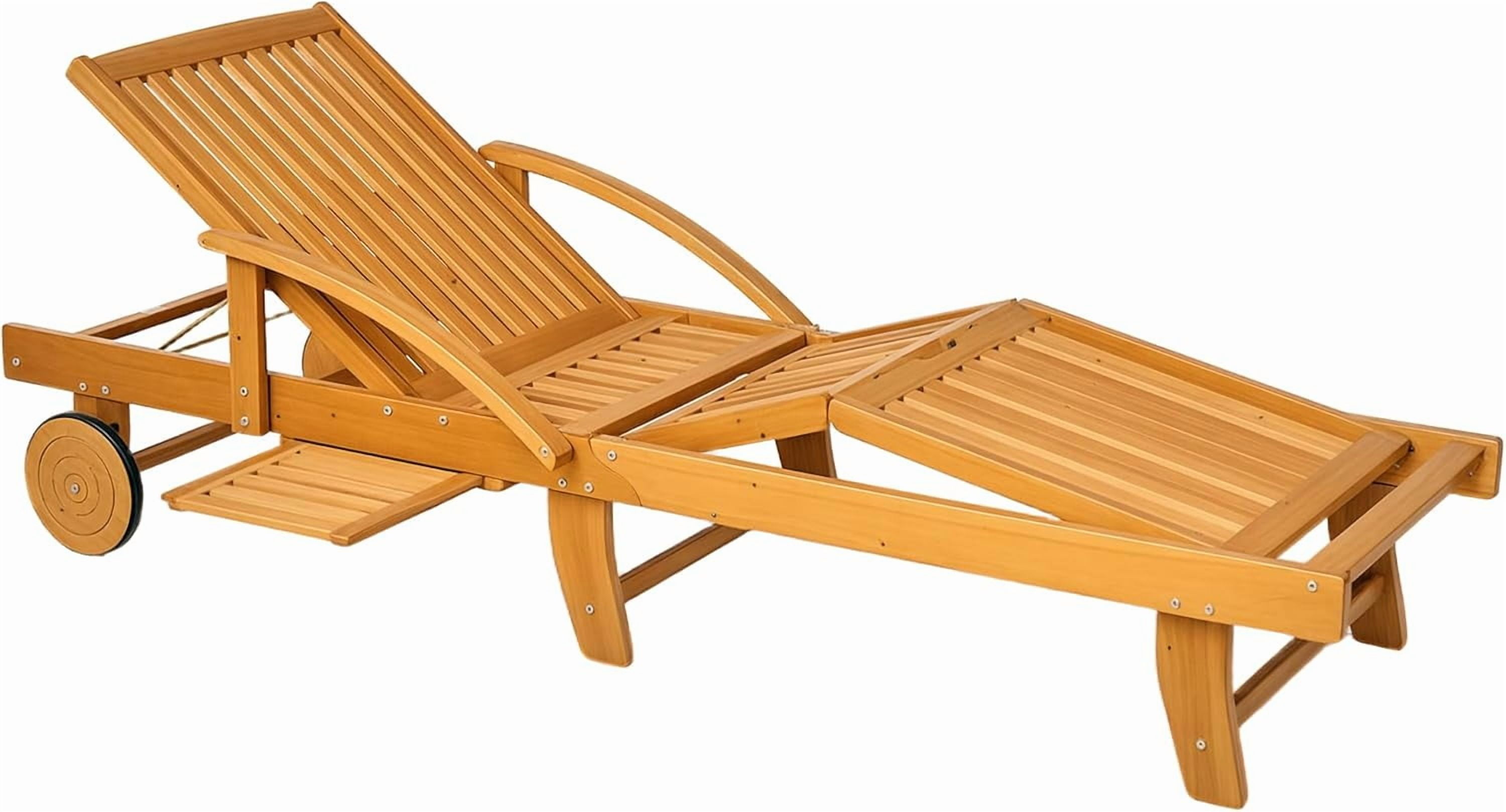 ZALIX Chaise Lounge Chair Outdoor, 4-Level Adjustable Tanning Chair ...