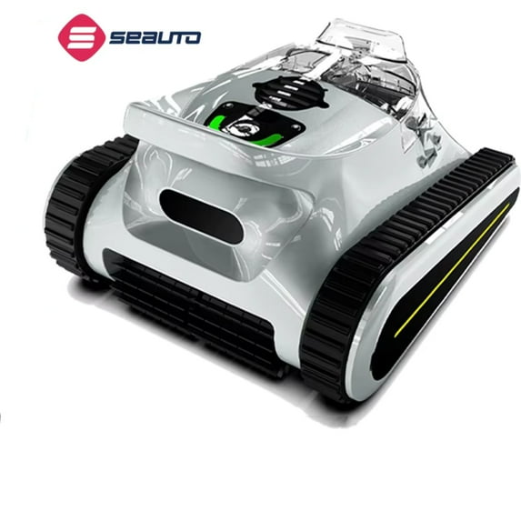 ZAMSLVRH Cordless Robotic Pool Cleaner with Brushless Motor, Smart ...